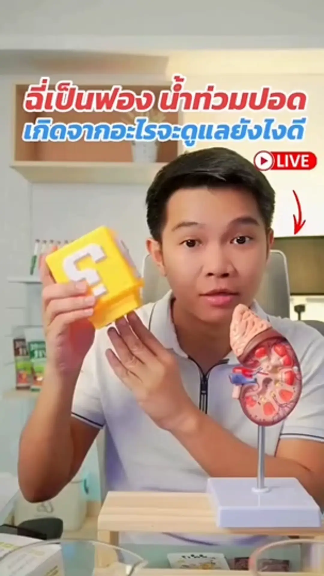 ฉี่เป็นฟอง น้ำท่วมปอด จะแก้ปัญหายังไง #โรคไต #ไตวาย #น้ําท่วม | วิดีโอที่เผยแพร่โดย Ticare | Lemon8