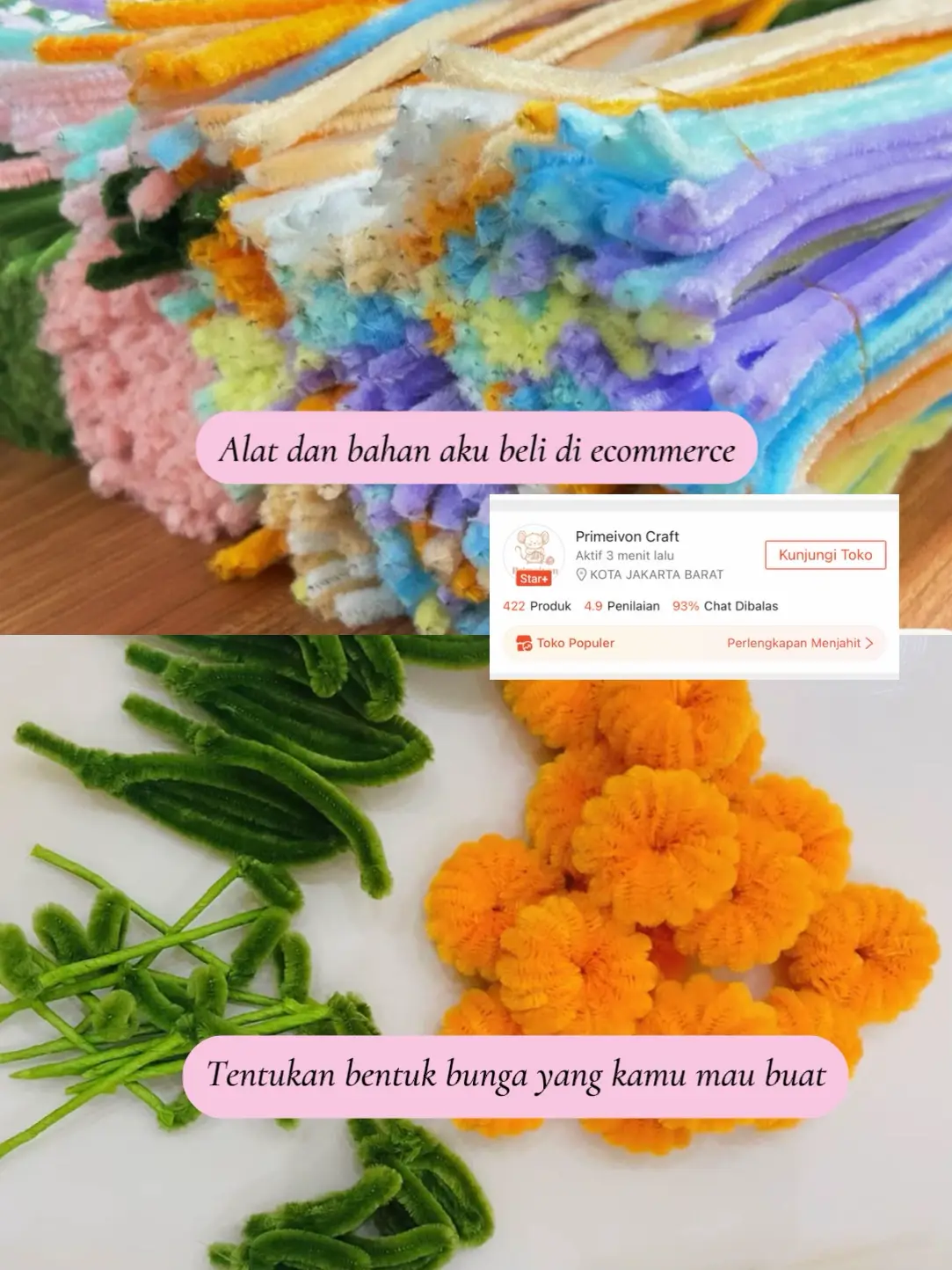 Intip!! Bunga cantik palsu jadi Ide jualan ! | Galeri diposting oleh ...