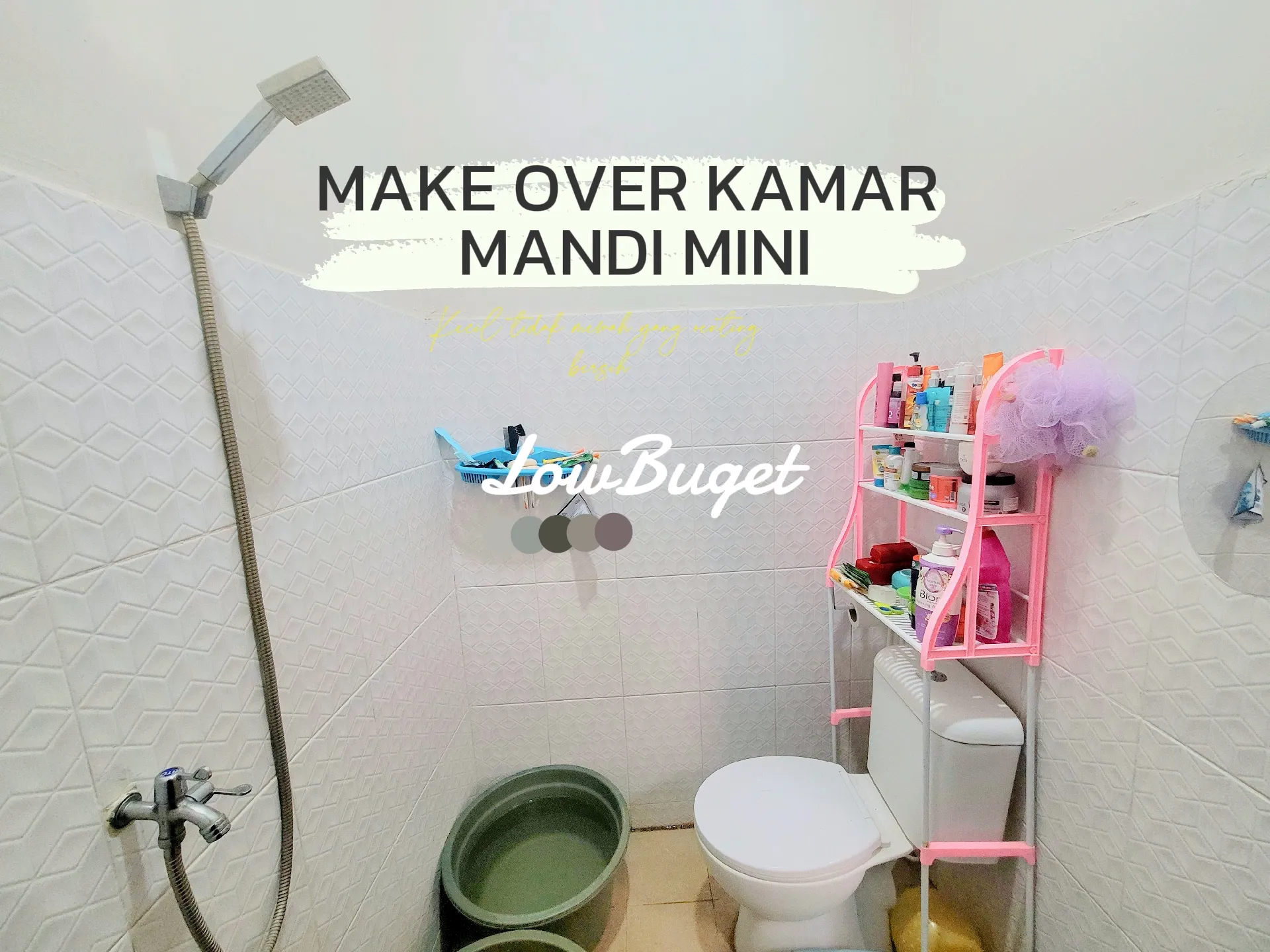 MAKE OVER KAMAR MANDI MINI | Galeri diposting oleh Dahlia | Lemon8