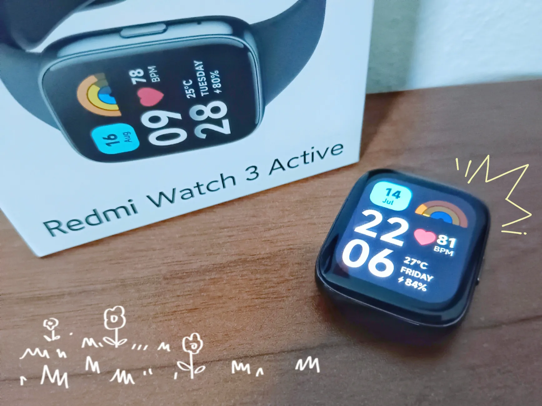รีวิว Xiaomi Redmi Watch 3 Active ⌚ | แกลเลอรีที่โพสต์โดย パット | Lemon8