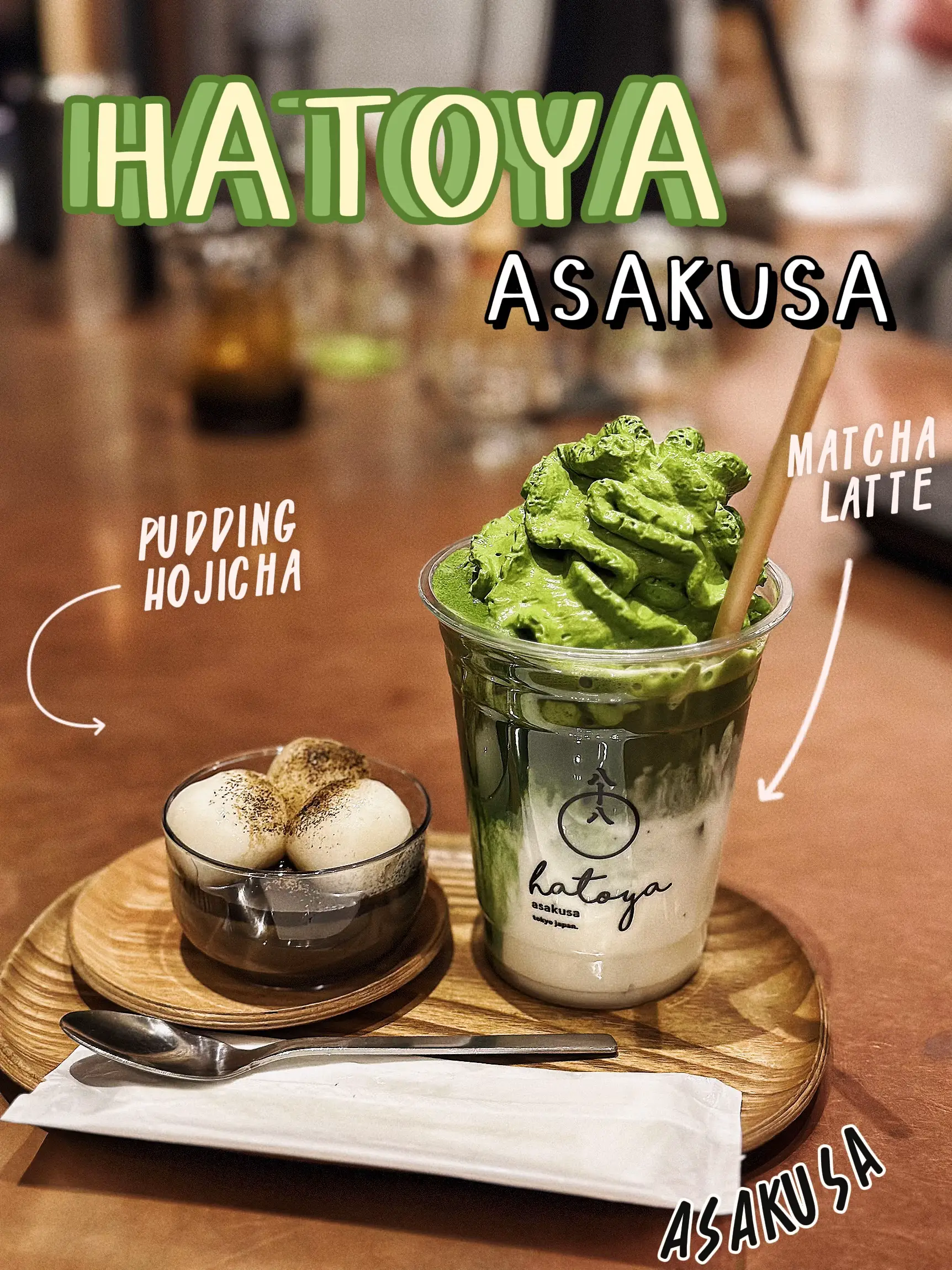 HATOYA ASAKUSA มัทฉะว่าดี พุดดิ้งดีกว่า 🥰 | แกลเลอรีที่โพสต์โดย Kit-Ma-Laew | Lemon8