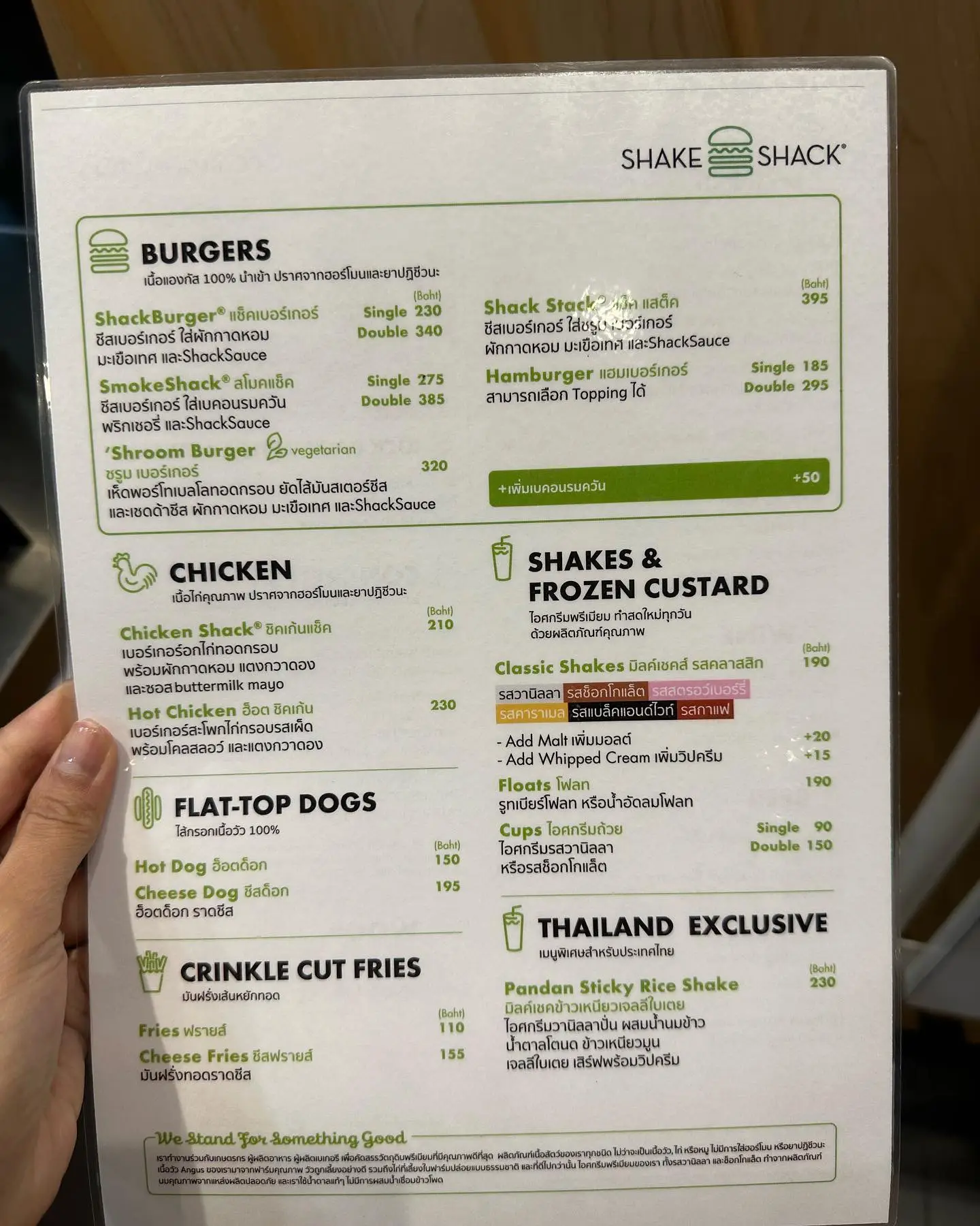 แชร์เมนูที่ชอบใน Shake Shack กันเถอะ | แกลเลอรีที่โพสต์โดย ชวนแดก | Lemon8