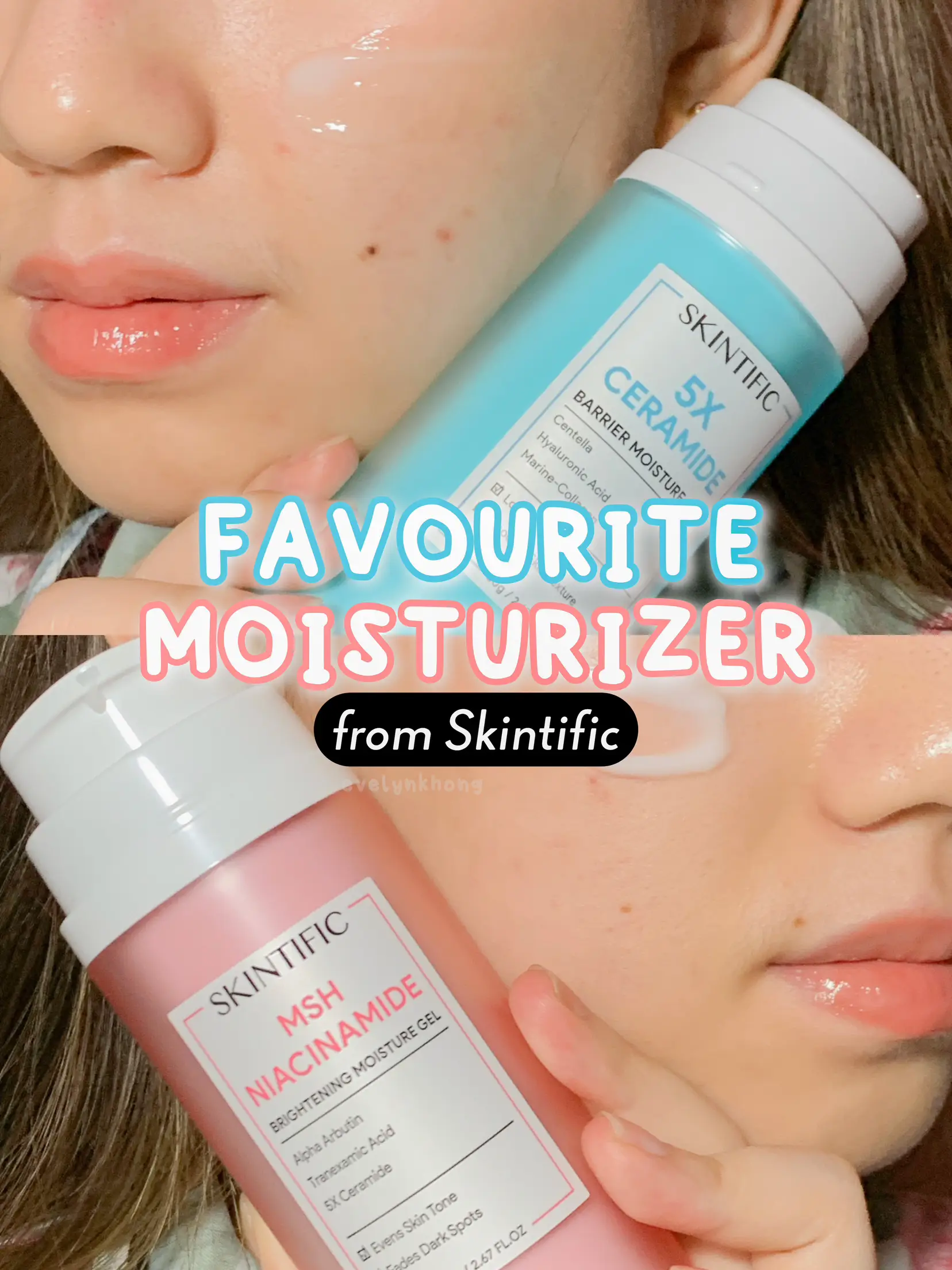 Skintific Moisturizer🩷🩵 | Galeri diposting oleh evelyn🌸 | Lemon8