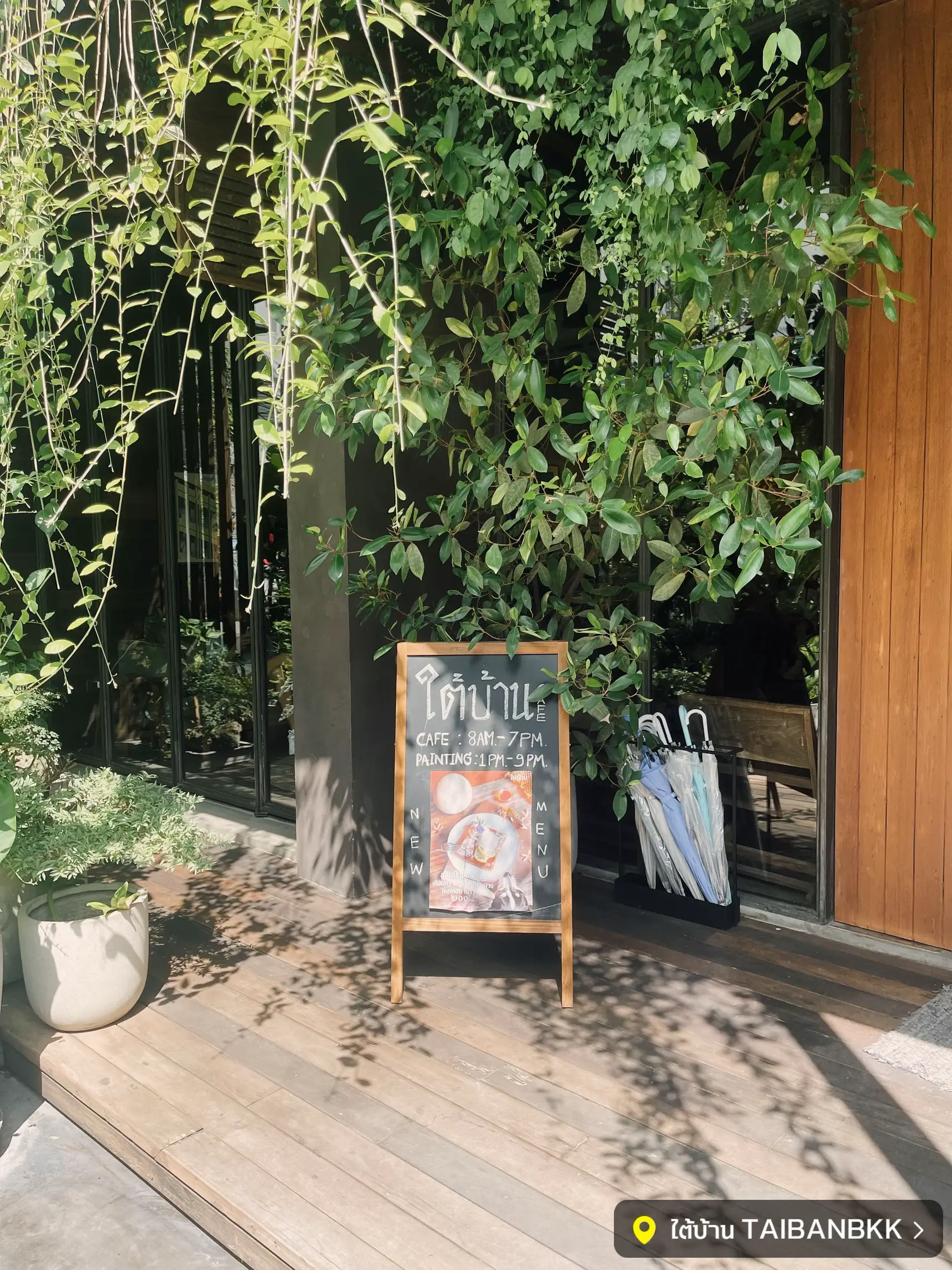 CANVAS PAINTING @TAIBAN CAFE (ใต้บ้าน) 🏡 | แกลเลอรีที่โพสต์โดย 瑠美 | Lemon8