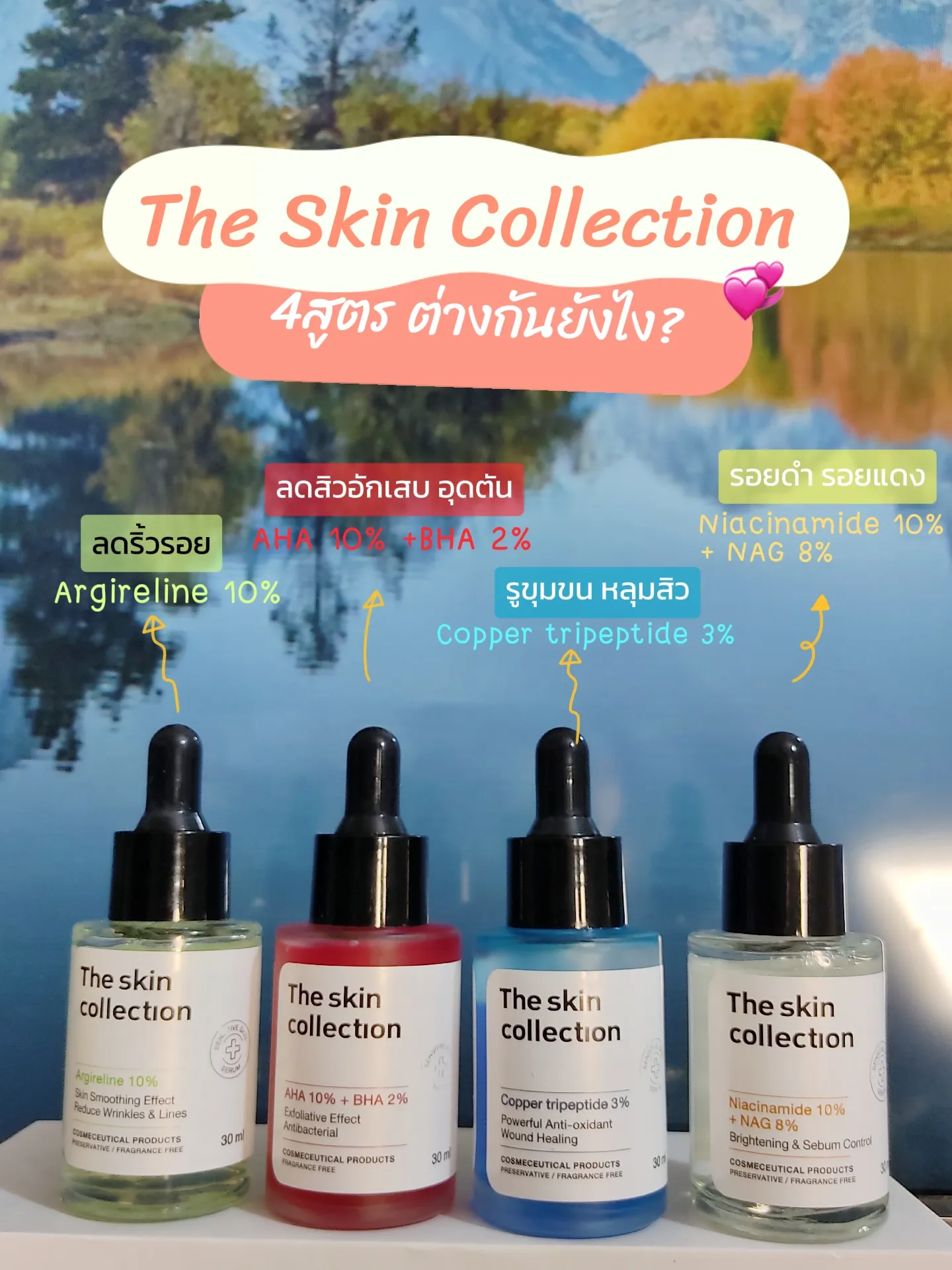 The Skin Collection แต่ละสูตรต่างกันยังไง | 2024 ประสบการณ์ผู้ใช้จริงบน ...