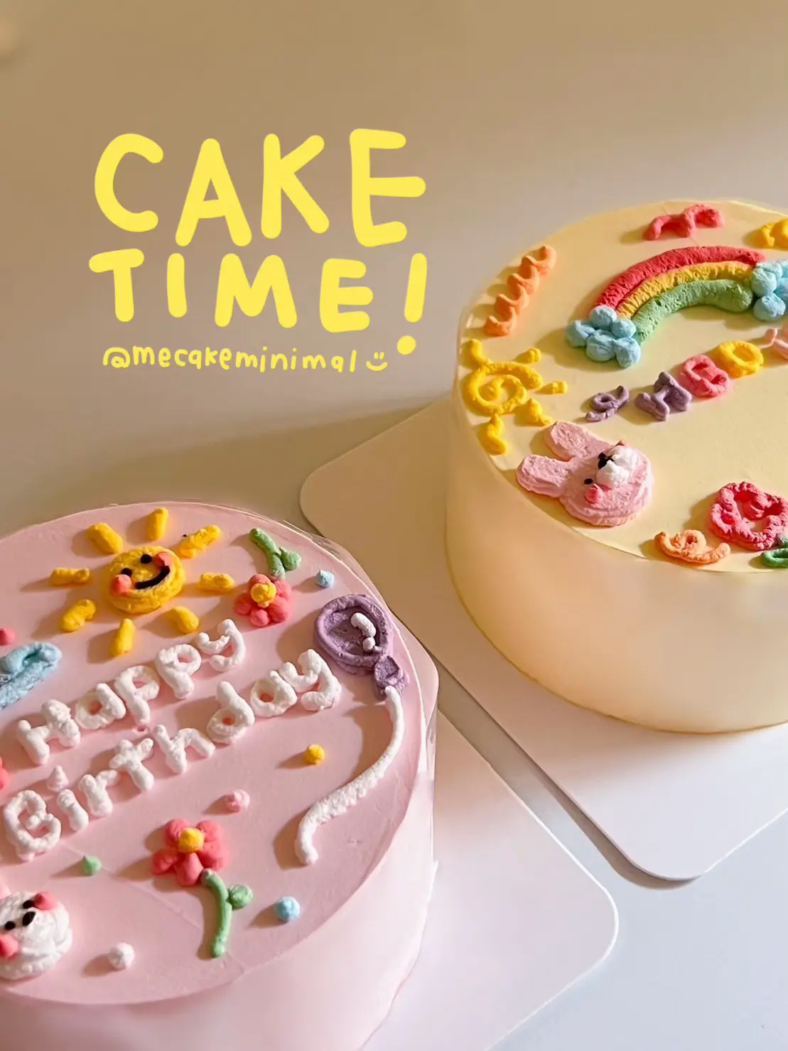 Cake time! | แกลเลอรีที่โพสต์โดย Mecake Minimal | Lemon8