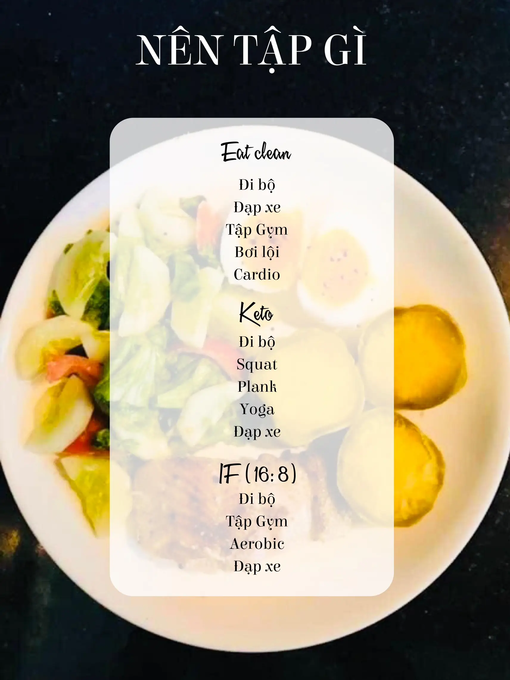 Eat clean, Keto và IF có gì khác nhau | Bộ sưu tập do Pilates Healing ...