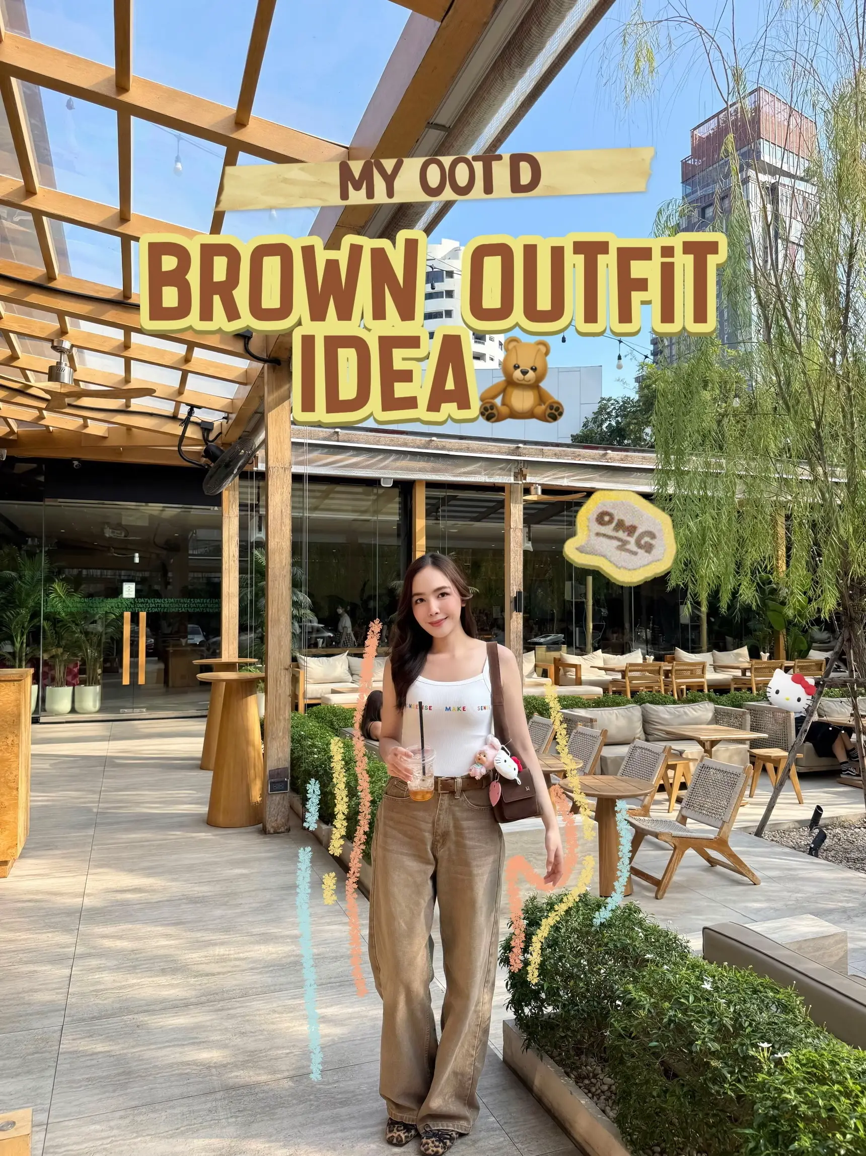 Brown Outfit Idea 🤎 แต่งตัวโทนสีน้ำตาล | Pantone 2025 | แกลเลอรีที่โพสต์โดย hello world | Lemon8