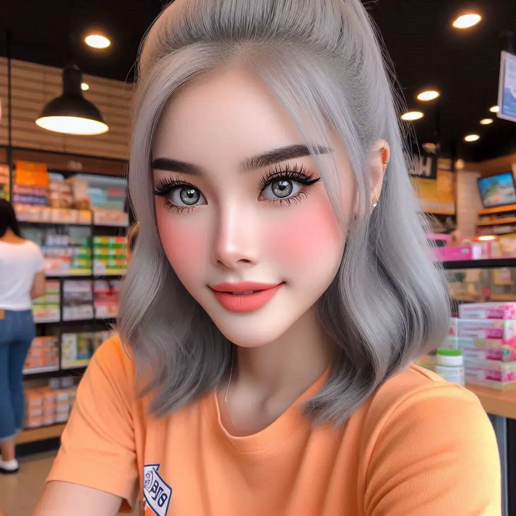 จีบแม่ค้ากันน๊า Ep.3 | แกลเลอรีที่โพสต์โดย Ava AI นักสร้าง | Lemon8