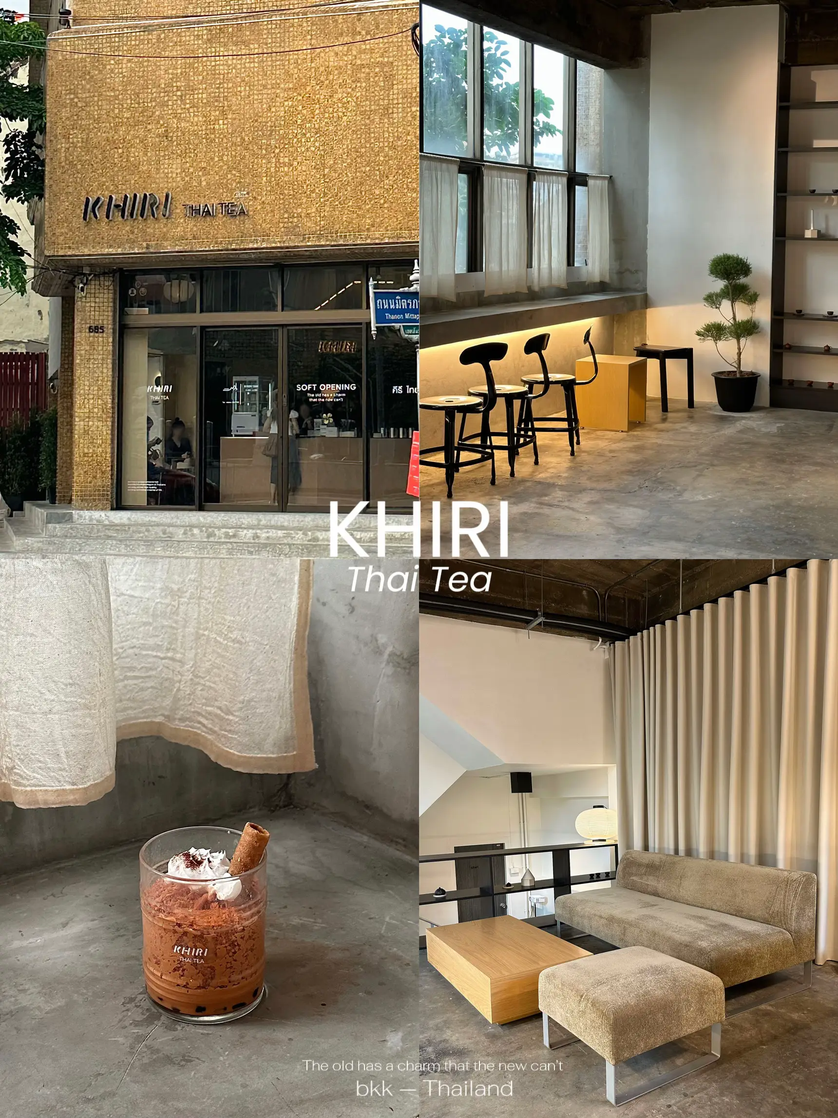 KHIRI Thai Tea คาเฟ่ชาไทยย่านเยาวราช🧋🪟 | แกลเลอรีที่โพสต์โดย ...