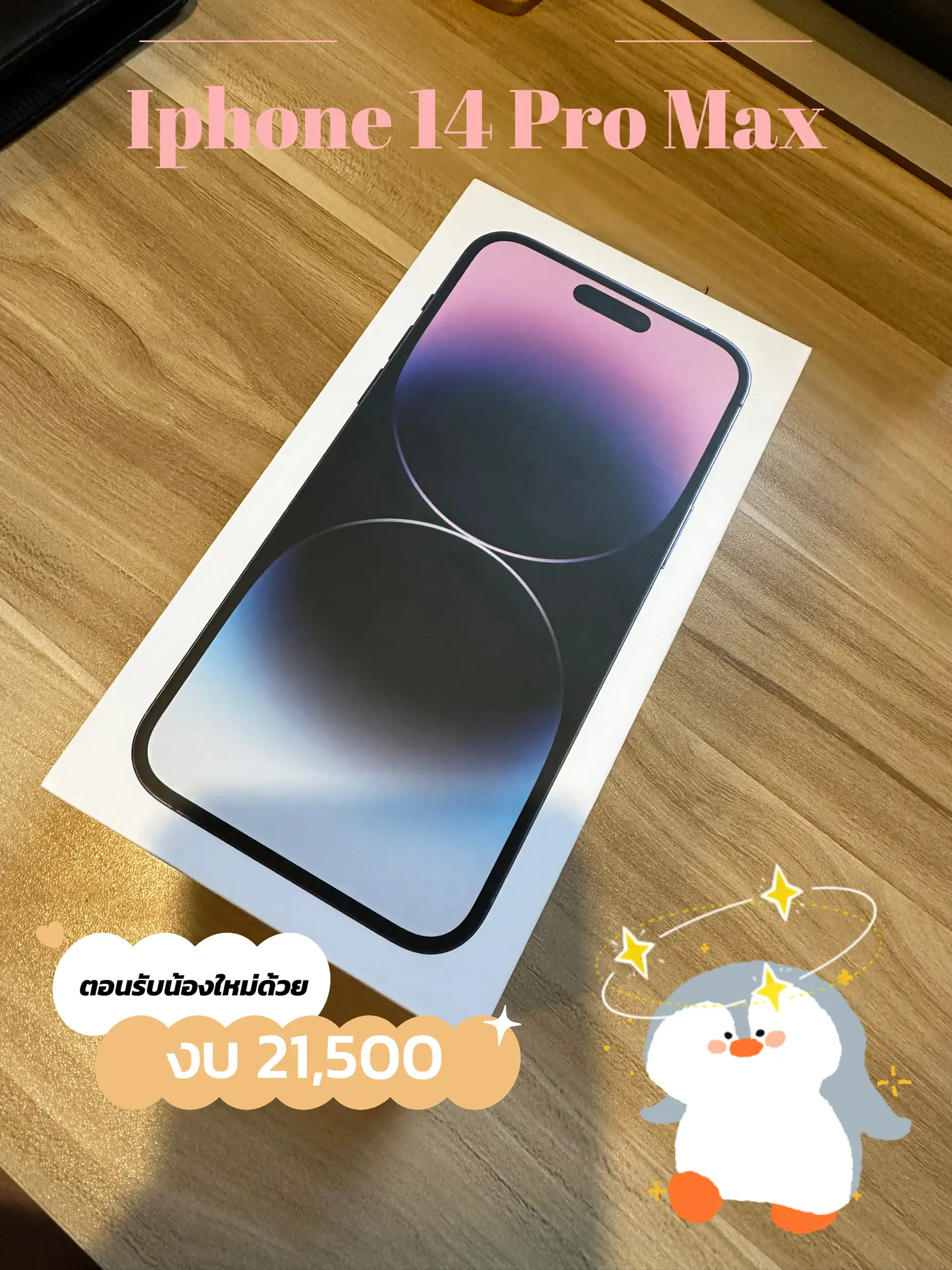 𝐈𝐩𝐡𝐨𝐧𝐞 𝟏𝟒 𝐏𝐫𝐨 𝐌𝐚𝐱 ราคาแค่ 21,500 🥰🥰 | แกลเลอรีที่โพสต์โดย 𝐒𝐮𝐩𝐚𝐤𝐚𝐫𝐧 | Lemon8