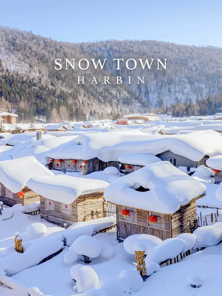 𝑻𝒉𝒆 𝑪𝒉𝒊𝒏𝒂 𝑺𝒏𝒐𝒘 𝑻𝒐𝒘𝒏 “☃ เที่ยวฮาร์บิน เดินเล่นหมู่บ้านหิมะ | แกลเลอรีที่โพสต์โดย UnithaiTrip | Lemon8