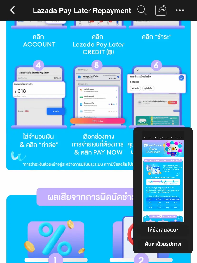 LazPayLater | แกลเลอรีที่โพสต์โดย สาว' ดาว | Lemon8