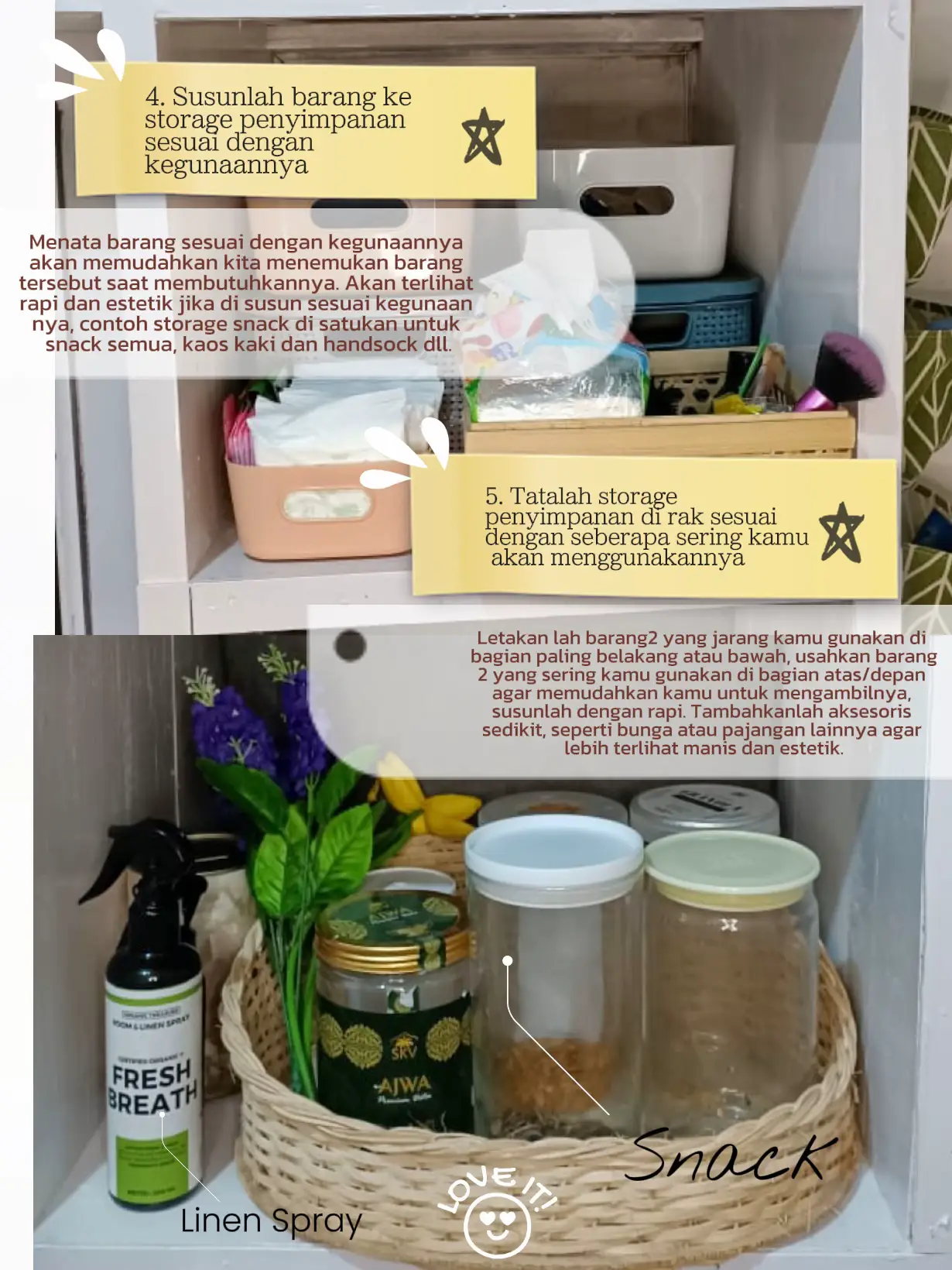 Kamar Tetap Rapi dan Estetik, Lakukan 5 tips ini🥰 | Galeri diposting ...