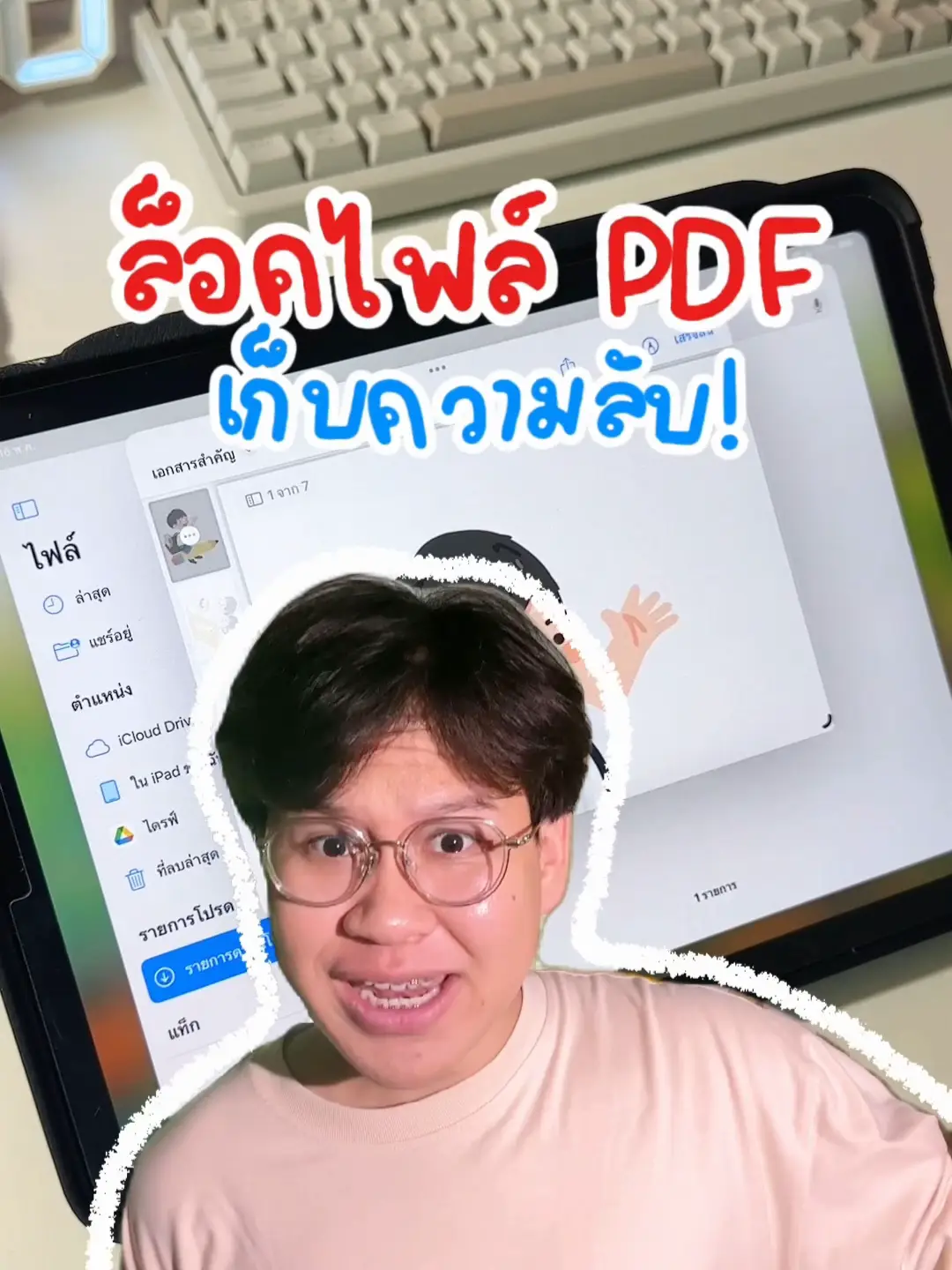 ล็อคไฟล์ PDF เก็บความลับ!! | วิดีโอที่เผยแพร่โดย BOSEBOSH | Lemon8
