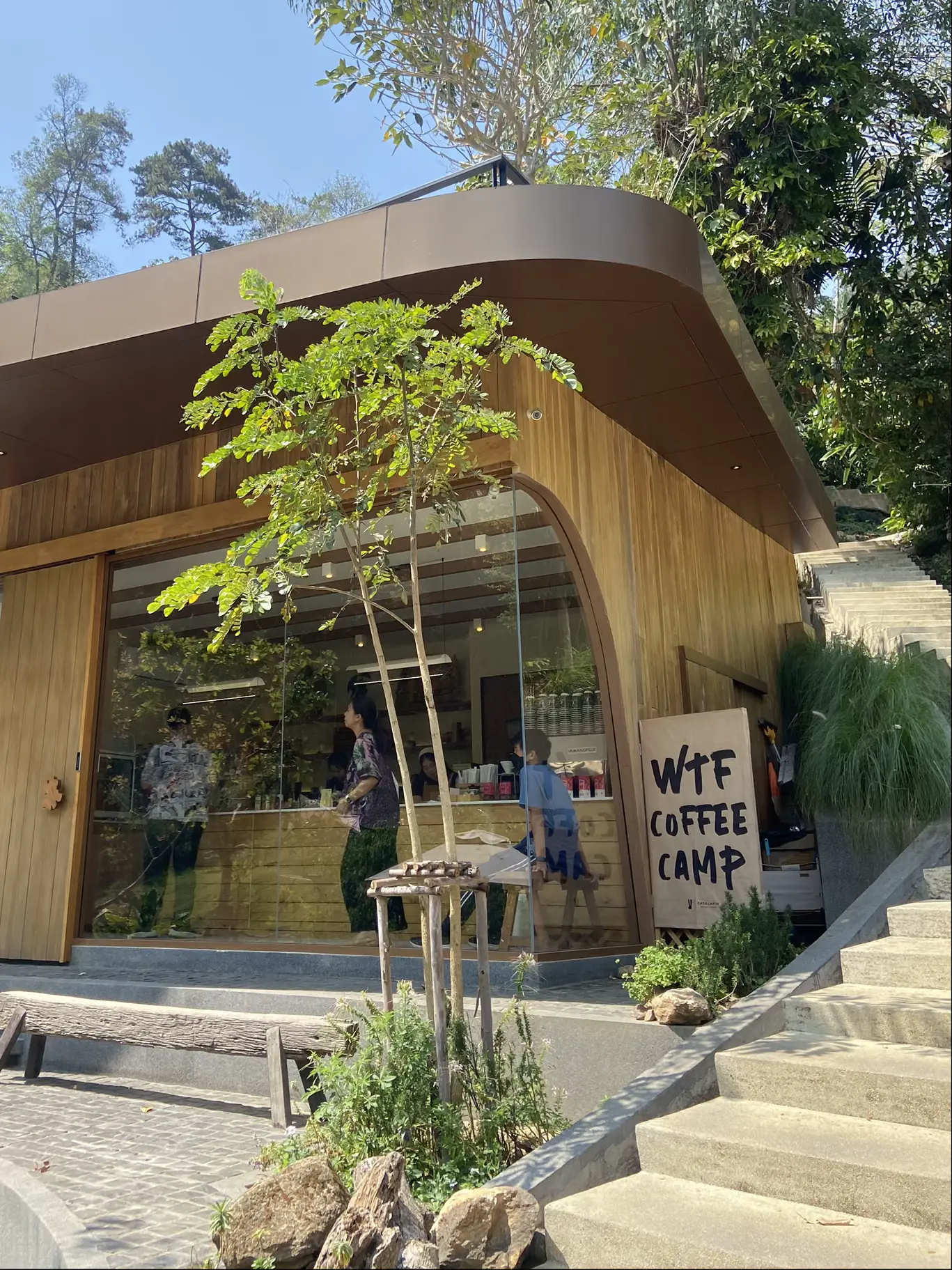 WTF COFFEE CAMP ค่าเฟ่กลางธรรมชาติ | แกลเลอรีที่โพสต์โดย tong | Lemon8