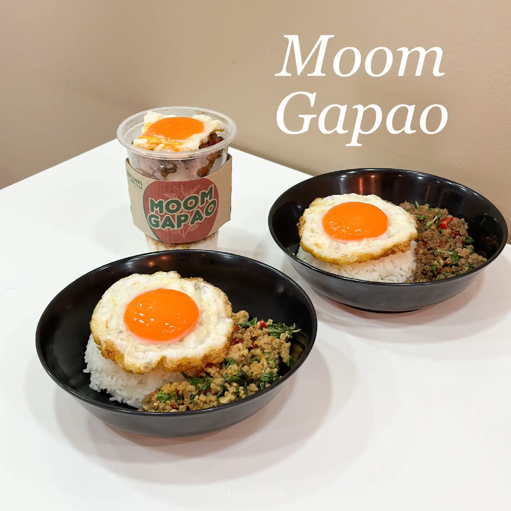 Moomgapao ร้านกะเพราที่จริงใจ | แกลเลอรีที่โพสต์โดย ตั้งใจเที่ยว | Lemon8
