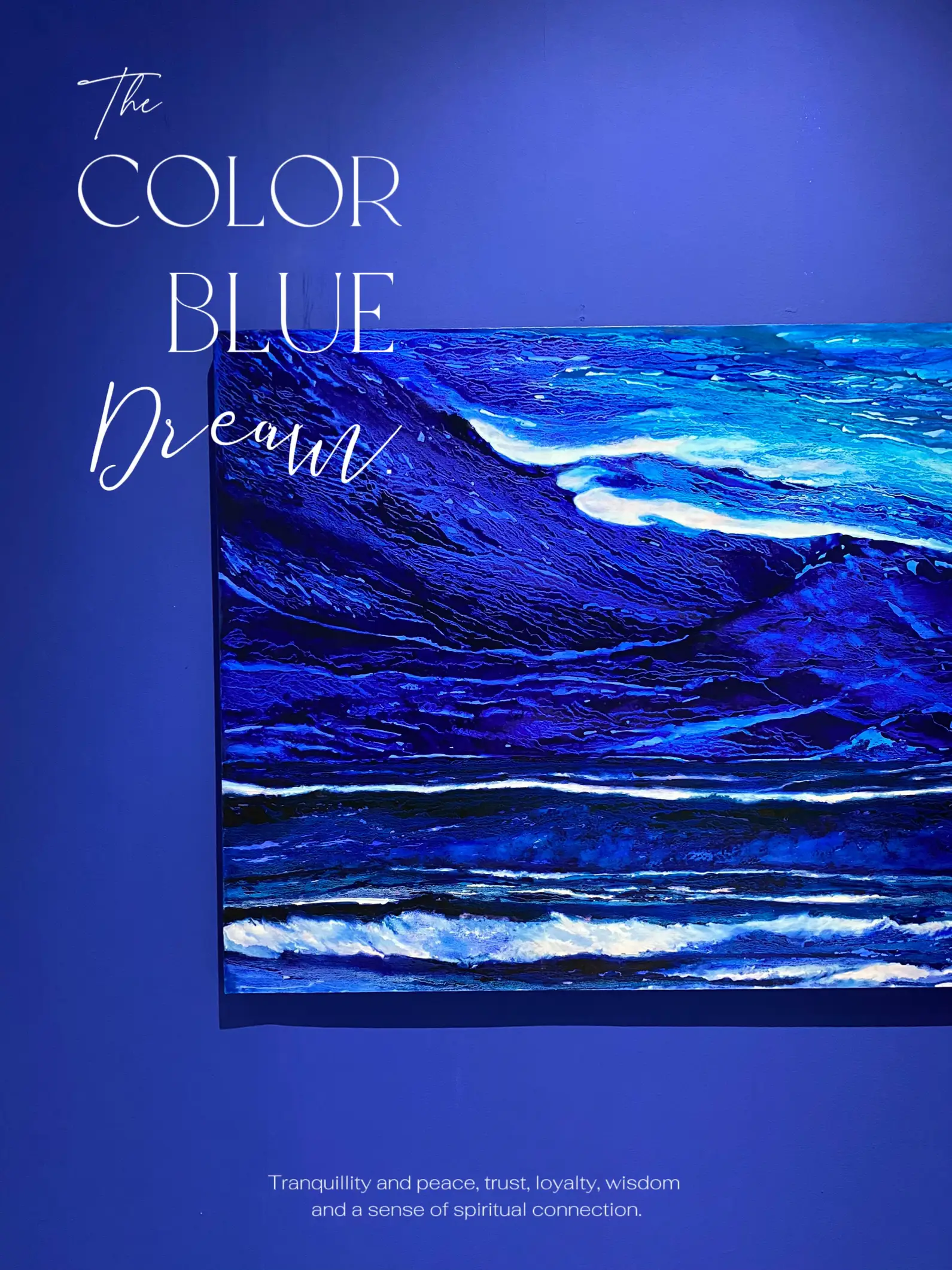 ‘The Color Blue Dream’ | แกลเลอรีที่โพสต์โดย RENJY | Lemon8