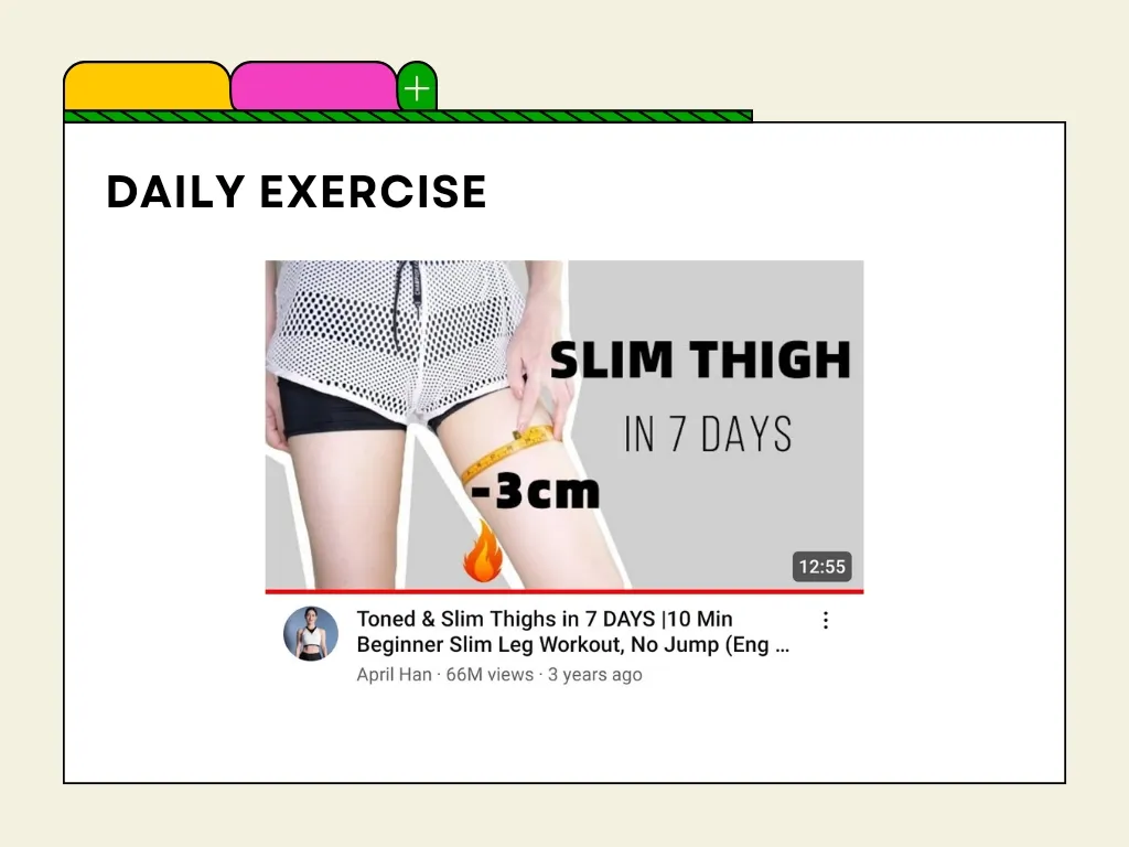Day 1 Slim Leg Pear Shape Body | Galeri diposting oleh Via Ruby | Lemon8