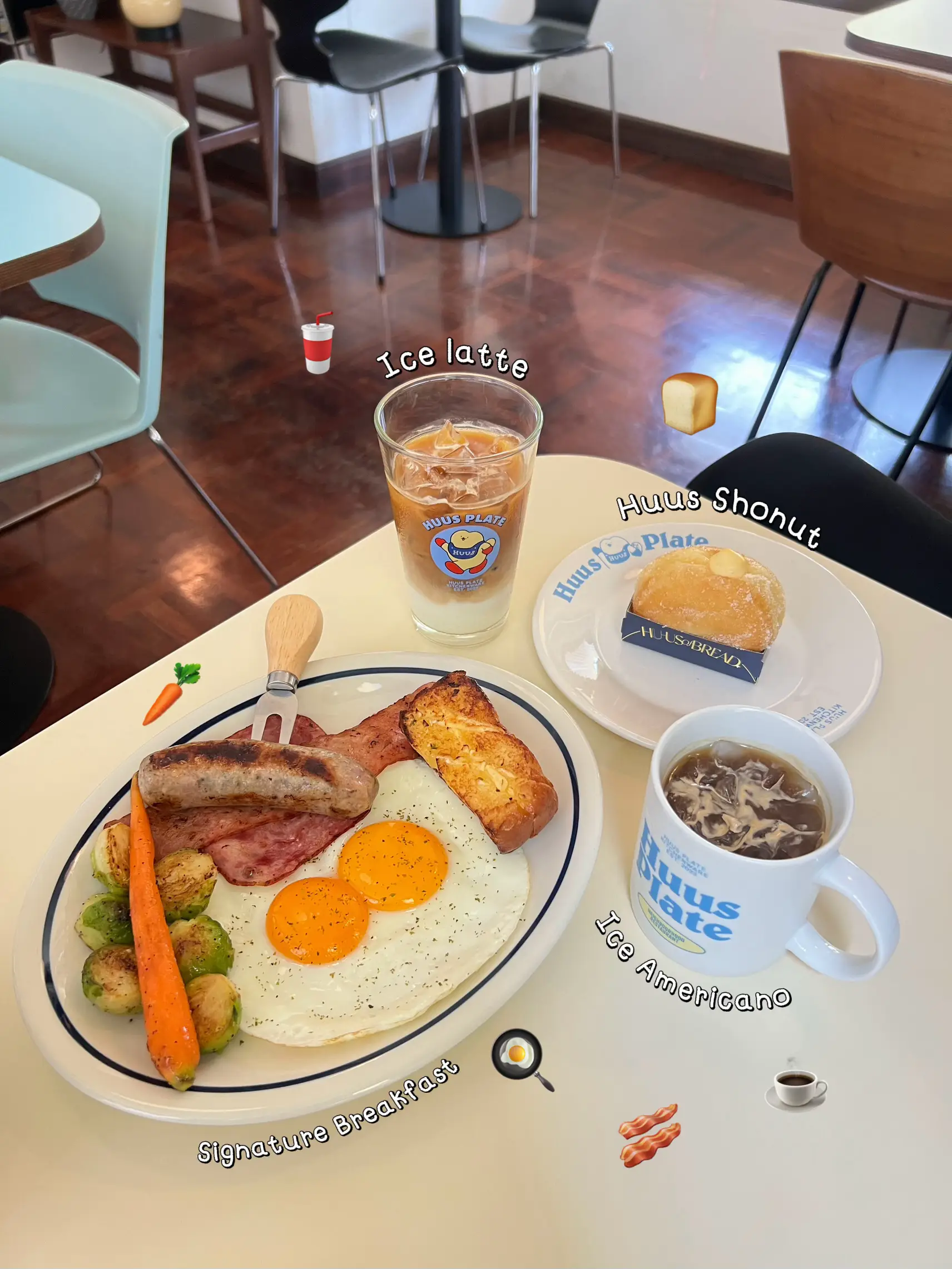 🥤Huus Plate 🍳 สุขุมวิท 60🌻🎀 | แกลเลอรีที่โพสต์โดย Bimbeam 𐙚 | Lemon8