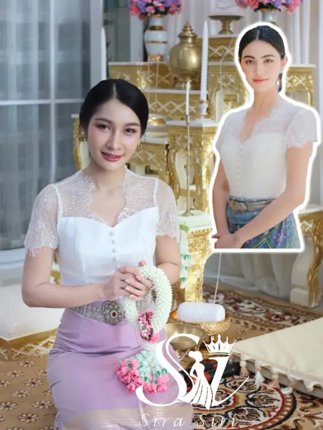 แจกพิกัดชุดไทย แบบฉบับคุณใหม่ดาวิ👸👰‍♀️🥰 | แกลเลอรีที่โพสต์โดย SIRA SIRI by nf | Lemon8