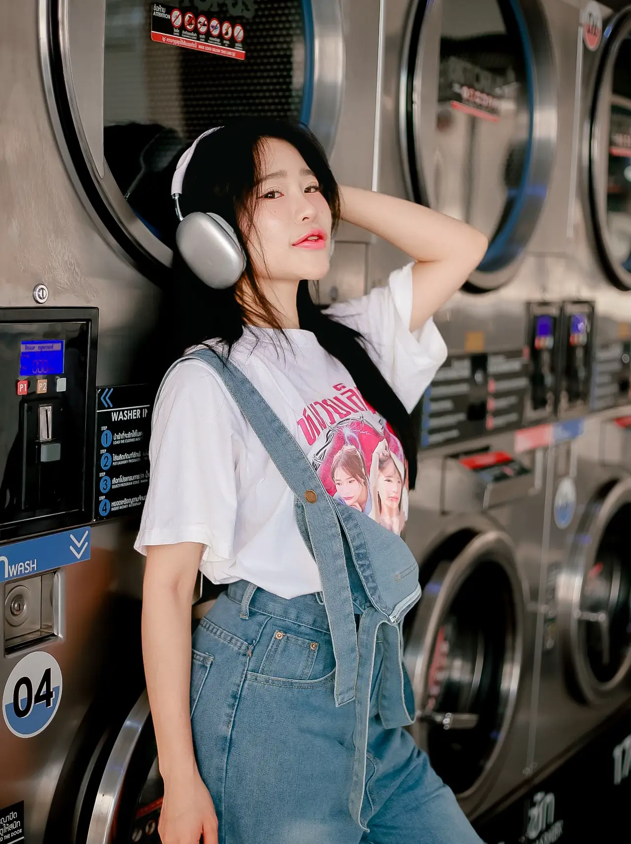 ไปถ่ายรูปกับเครื่องซักผ้ากัน 😍😎📸 | แกลเลอรีที่โพสต์โดย wanwi wan 📸 | Lemon8