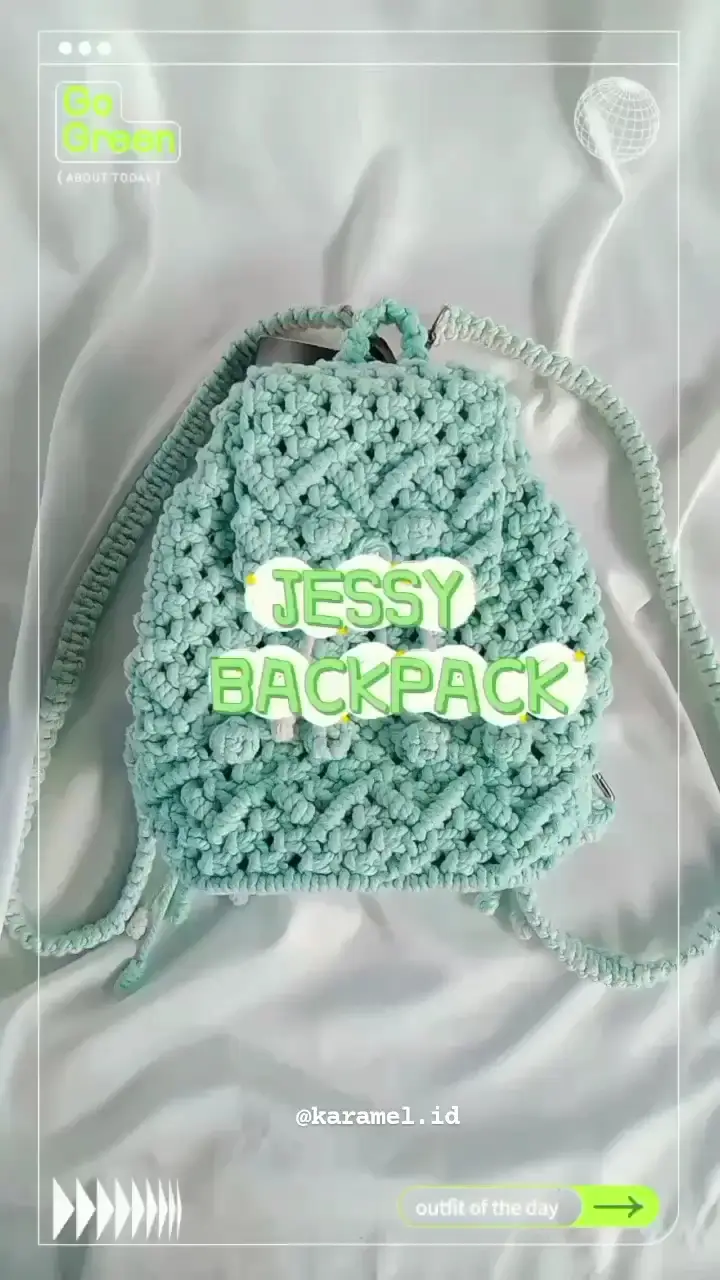 JESSY BACKPACK 🐳 | Video dipublikasikan oleh karamel.id 🧶 | Lemon8
