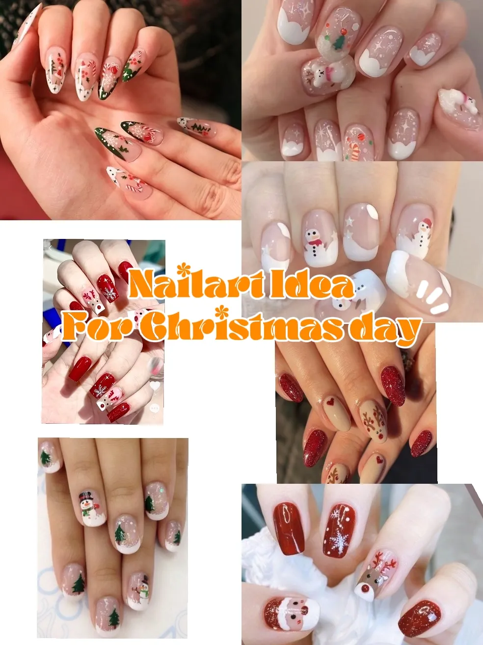 Nailart Idea For Christmas day🎄 | Galeri diposting oleh nina sulastri | Lemon8