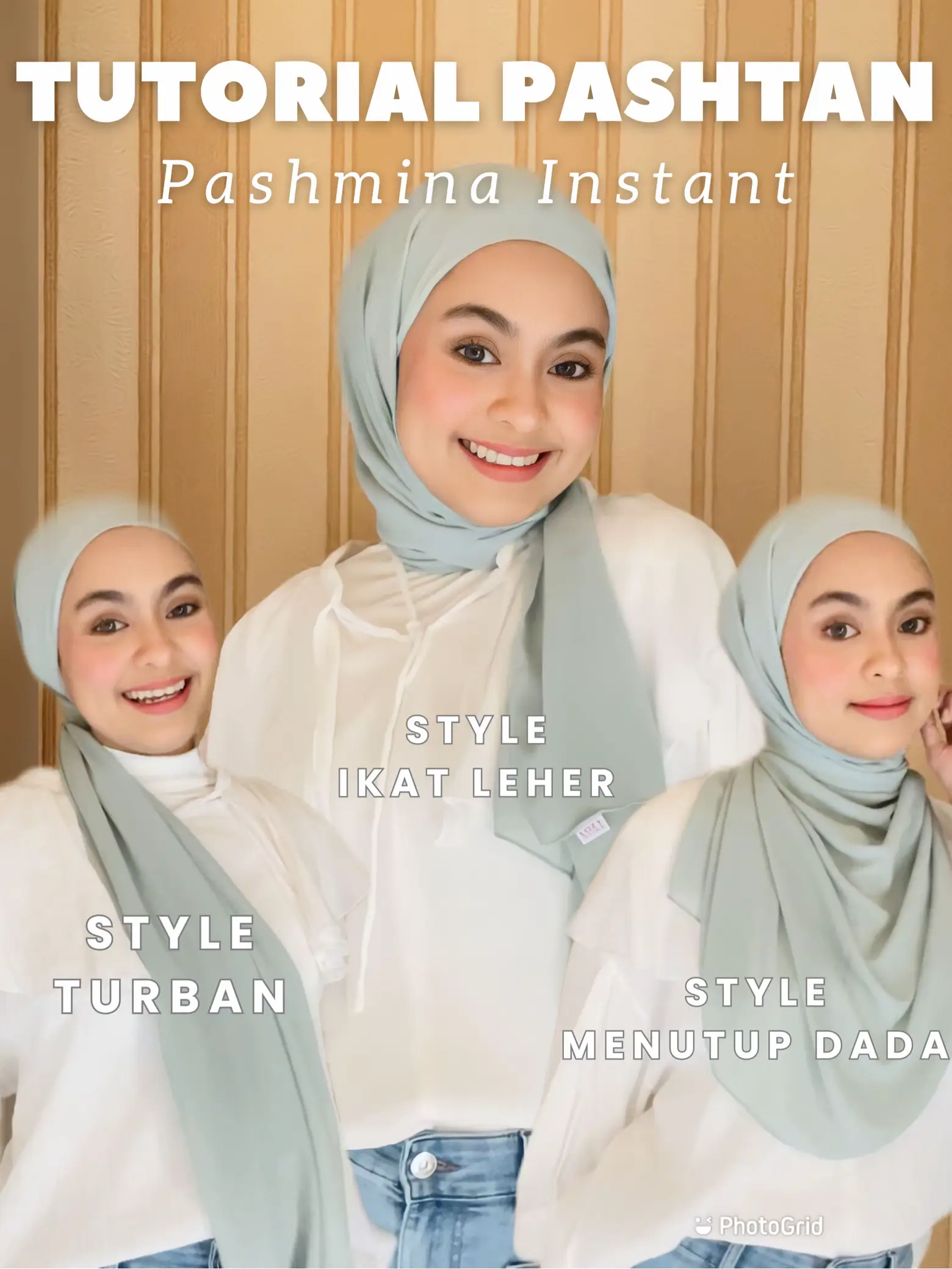 3 Style Simpel untuk Pashmina Instant | Video published by Ilaays | Lemon8