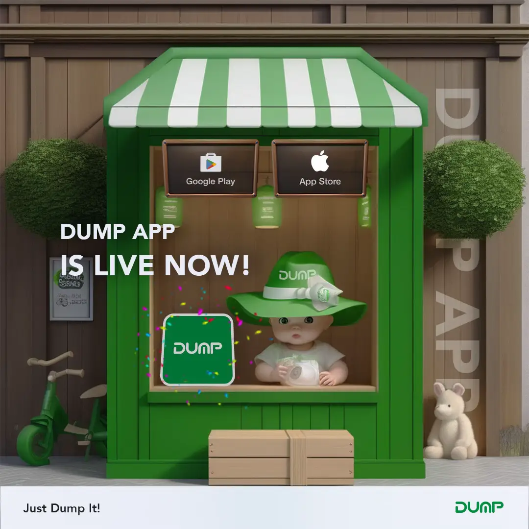 DUMP APP is now available on Playstore & AppStore! | Galeri disiarkan ...