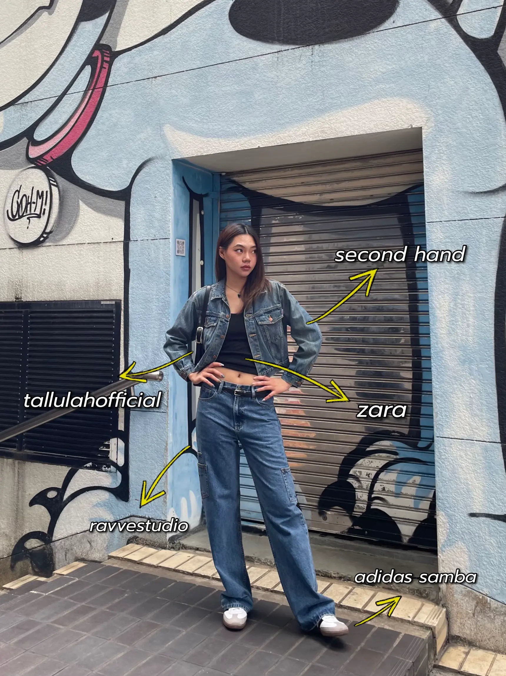 # ootd jeans on jeans outfit 👖💙⭐ control the whole denim tone | Gallery ...