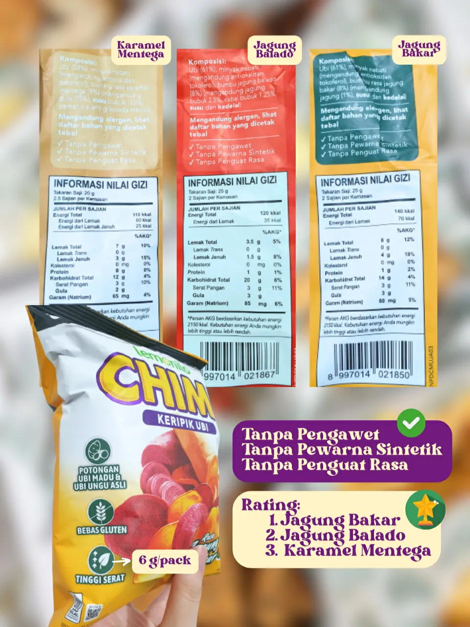 Snack Keripik Ubi Underrated Lemonilo! 🍠 | Galeri diposting oleh ...