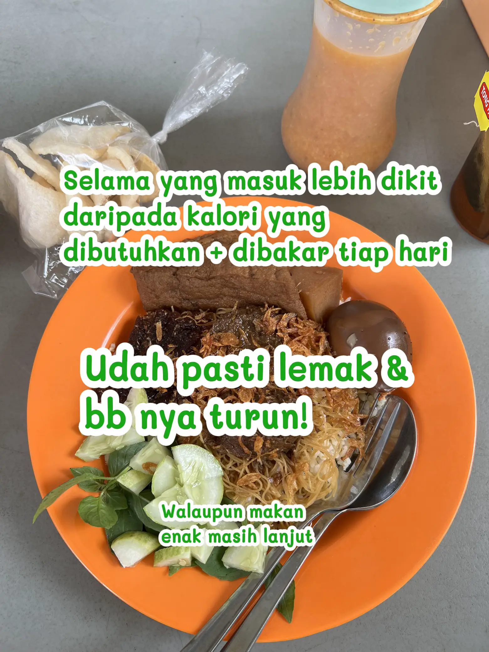 1 Bln BB Turun 7Kg Walaupun Masih Makan Bebas | Galeri diposting oleh Sehat Bareng | Lemon8