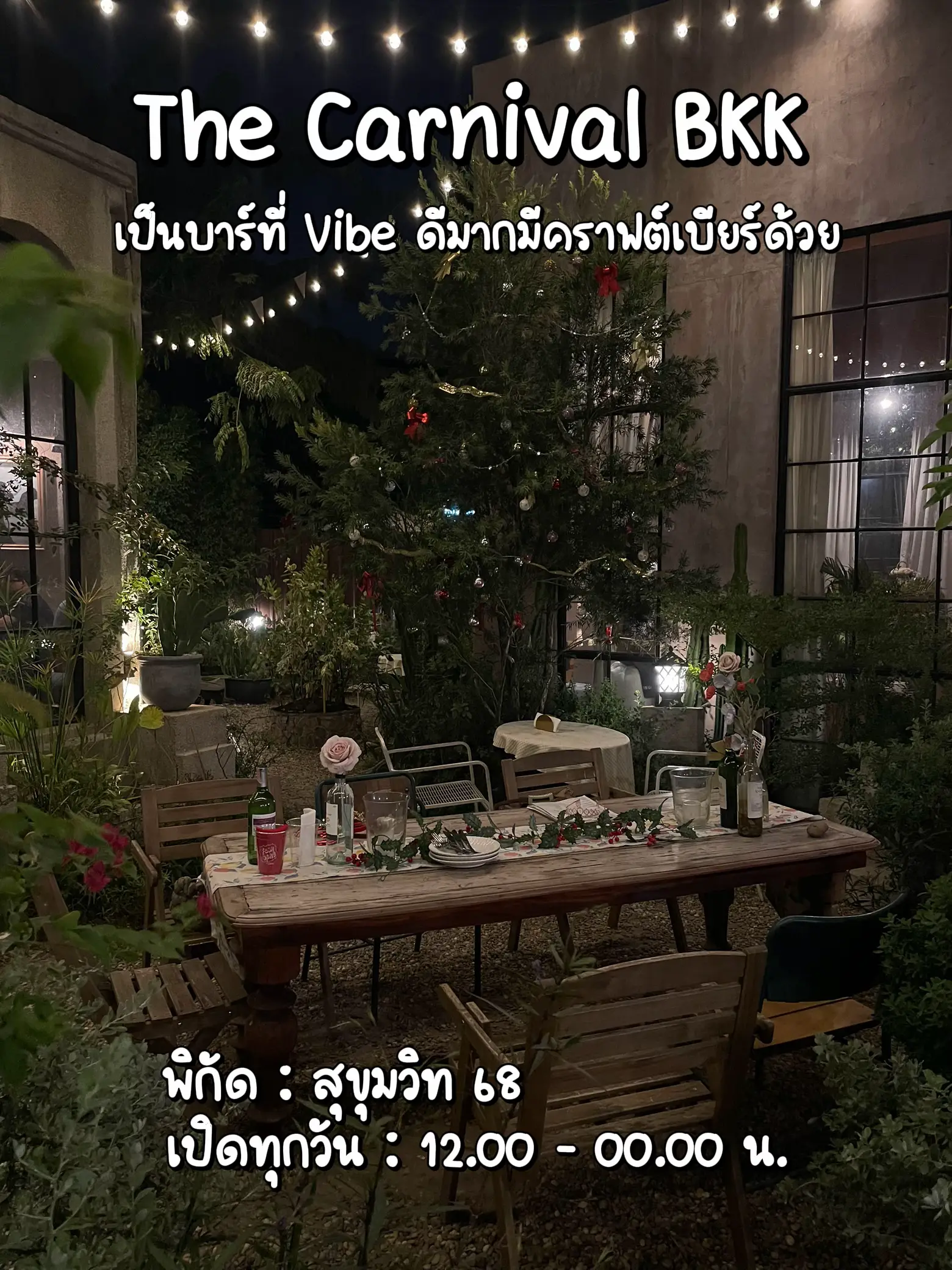 The Carnival BKK 🍷 เป็นบาร์ที่ mood ดีมาก | แกลเลอรีที่โพสต์โดย ...