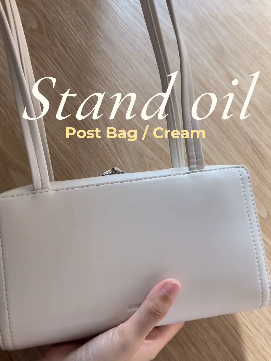 [STAND OIL] Post Bag / Cream colors | วิดีโอที่เผยแพร่โดย PORRIKO ...