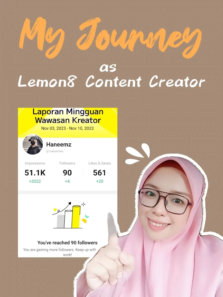 My Journey as Lemon8 Content Creator | แกลเลอรีที่โพสต์โดย Haneemz | Lemon8