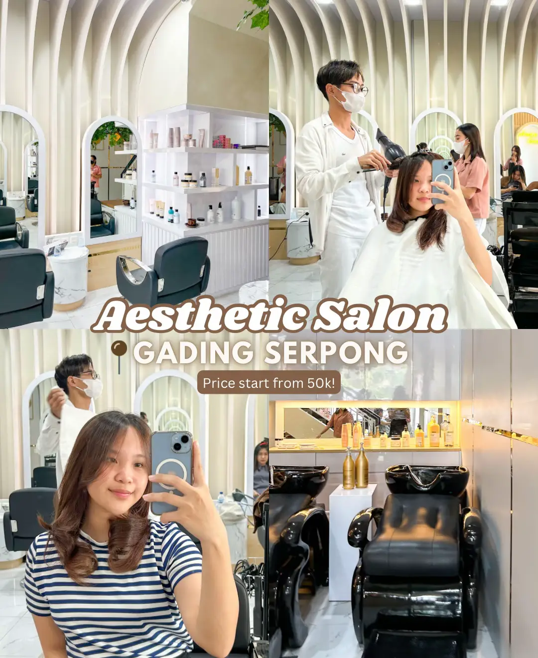 Find the most aesthetic salon di Gading Serpong! | Galeri diposting oleh Vall | Lemon8
