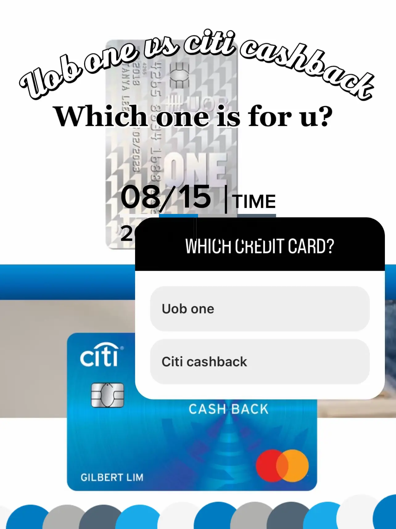 Uob one vs citi cashback | Gallery posted by Lim Li Swen | Lemon8
