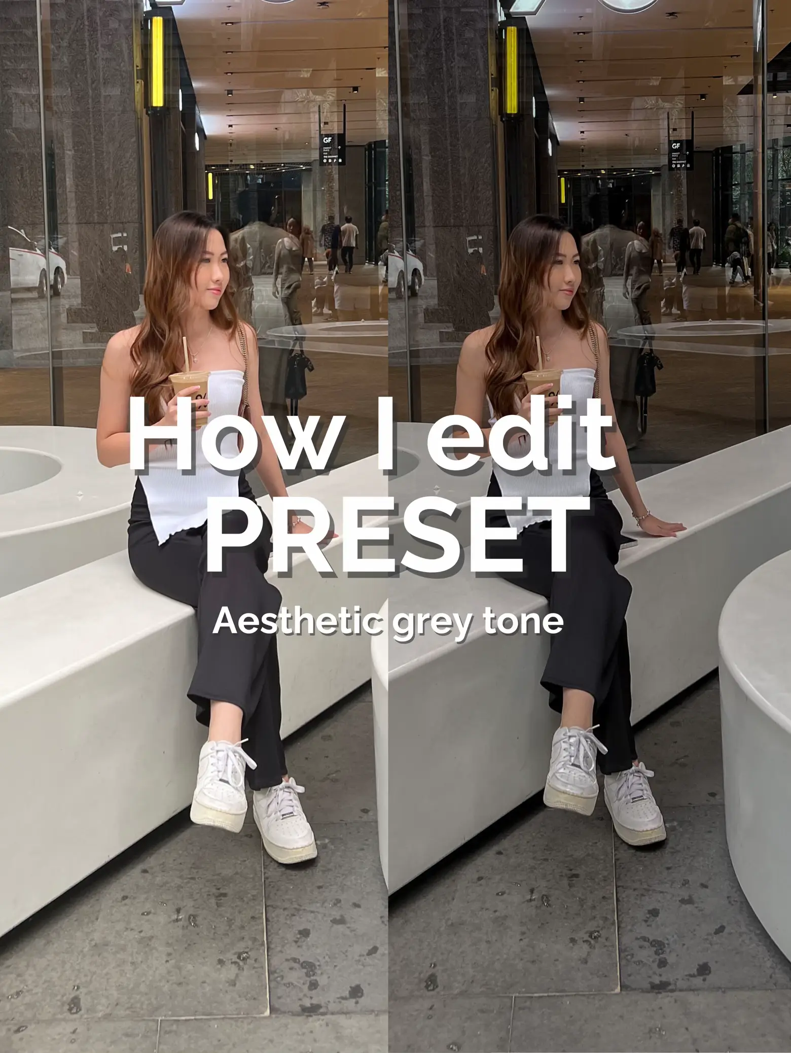 HOW I EDIT my Grey Aesthetic tone | Lightroom | Galeri diposting oleh Nathalia | Lemon8