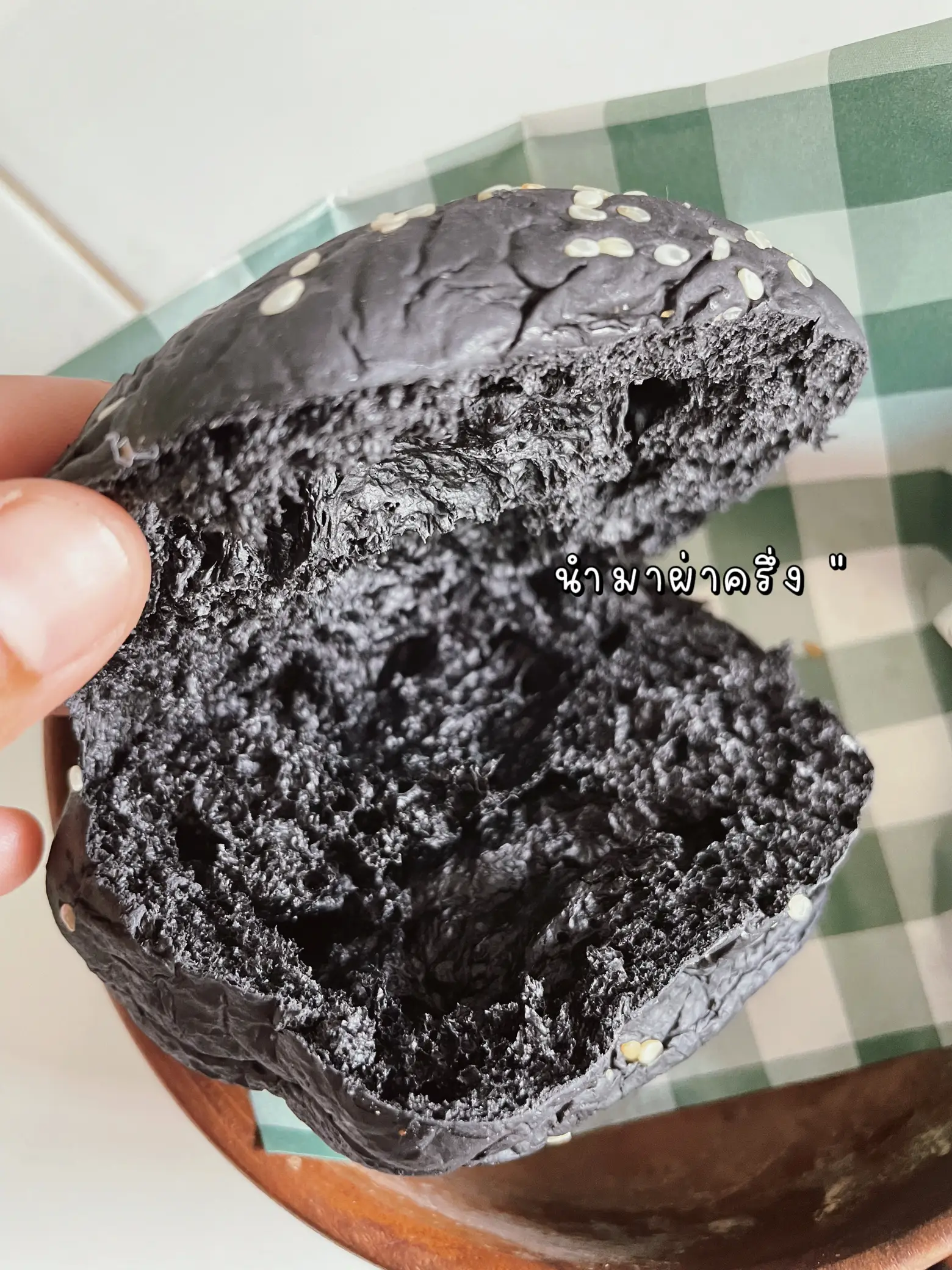 วาฟเฟิลบันชาโคล ง่ายด้วย อร่อยด้วย | แกลเลอรีที่โพสต์โดย Shereen.baking | Lemon8