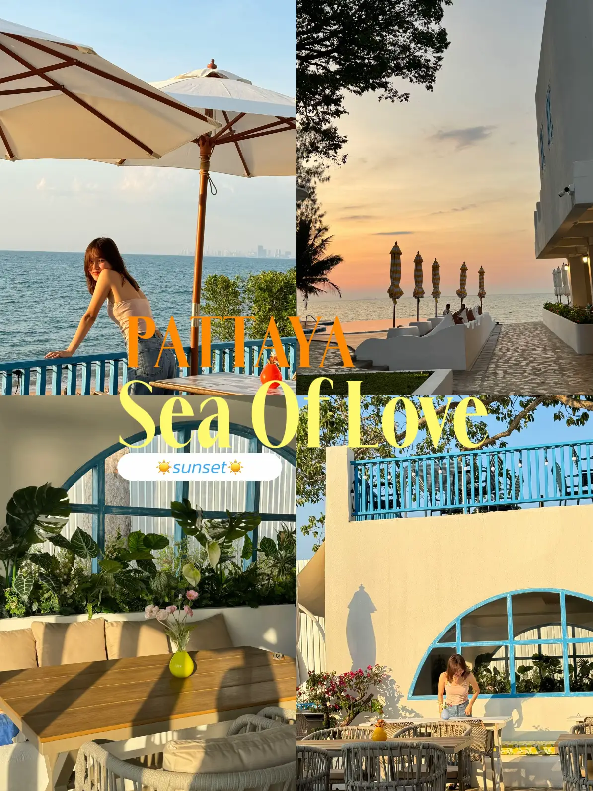 คาเฟ่เปิดใหม่บางเสร่ Sea Of Love - PATTAYA ☀️🌸 | แกลเลอรีที่โพสต์โดย ...
