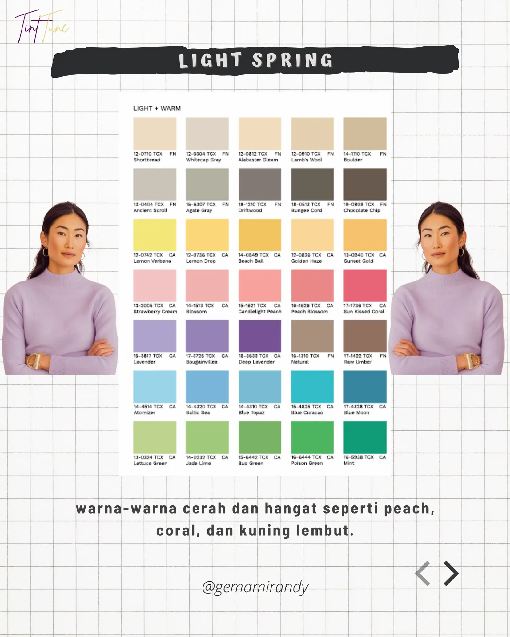 Tiga Color Season untuk Skintone Kuning Langsat 💃🏼💃🏼 | Galeri diposting ...