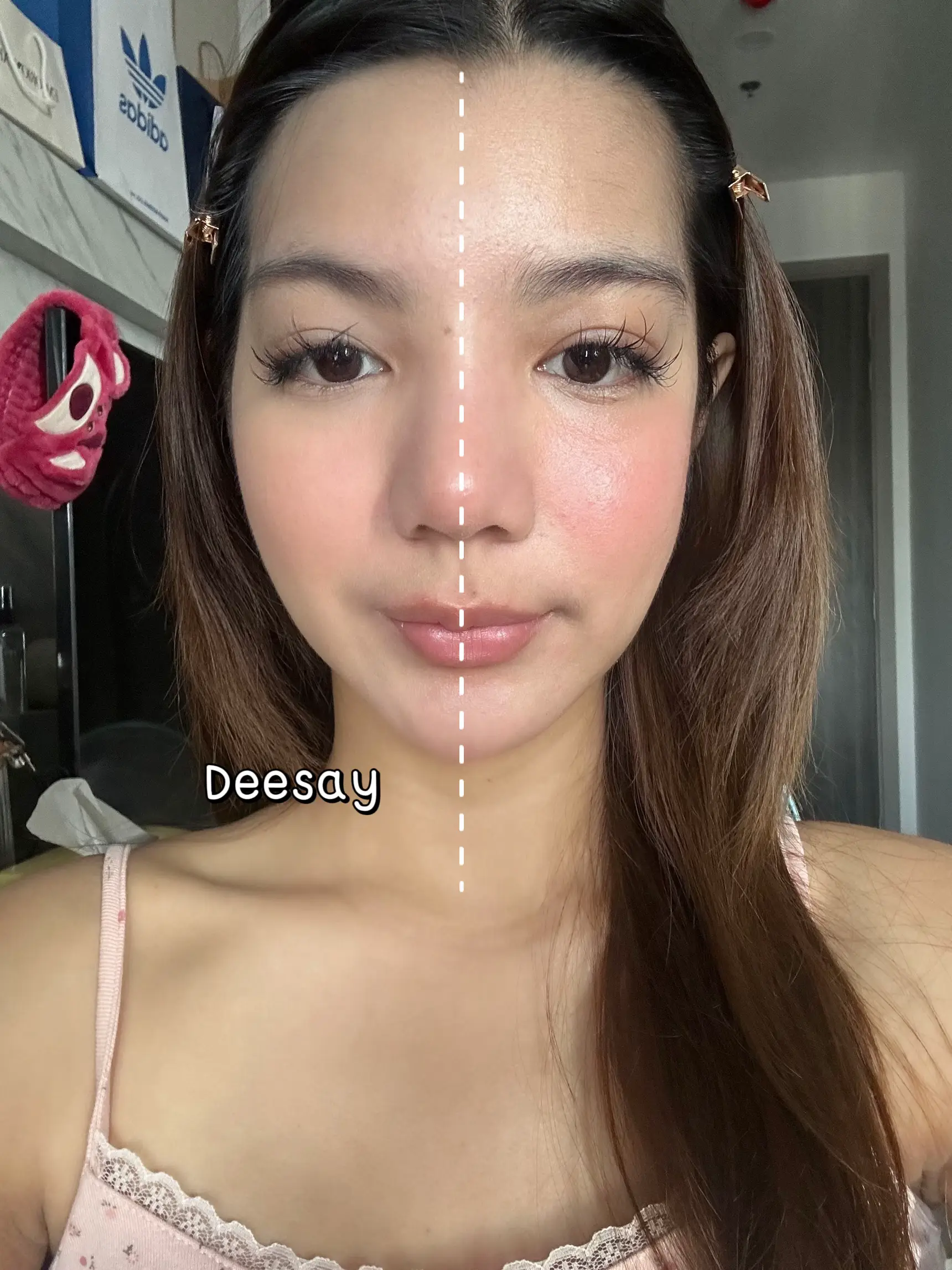 รีวิวแป้งงานผิวผ่อง ออกแดดไม่ยม 🌞 Deesay แป้งแก้มบุ๋ม💜 แกลเลอรีที่