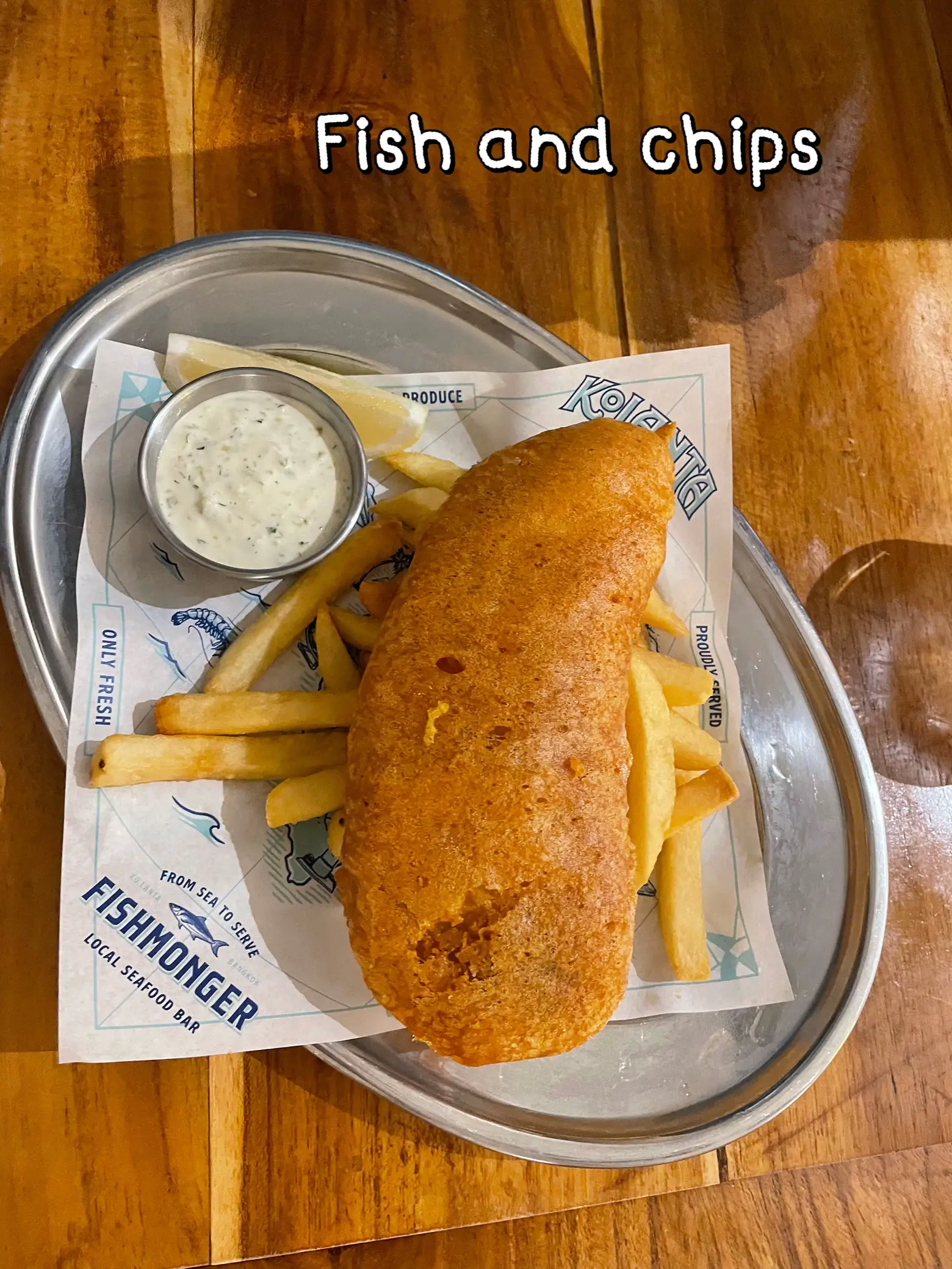 Fishmonger 🐟 fish&chips ปลาไทยเจ้าดัง 📍อารีย์ซอย 4 | แกลเลอรีที่โพสต์โดย Ploy Yllip | Lemon8