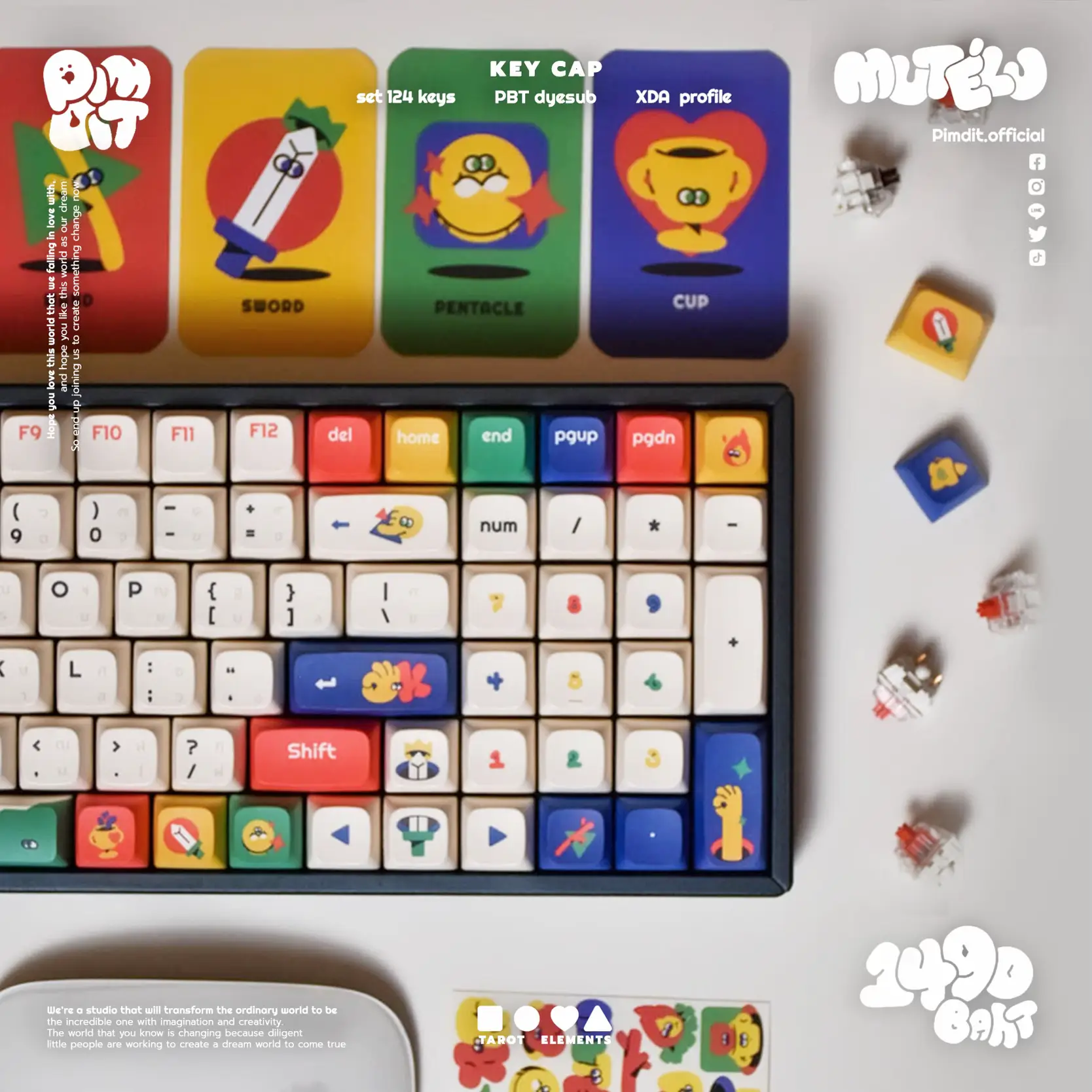 คีย์แคป คอลเลคชั่น “มูเตลู” | แกลเลอรีที่โพสต์โดย Pimdit.official | Lemon8