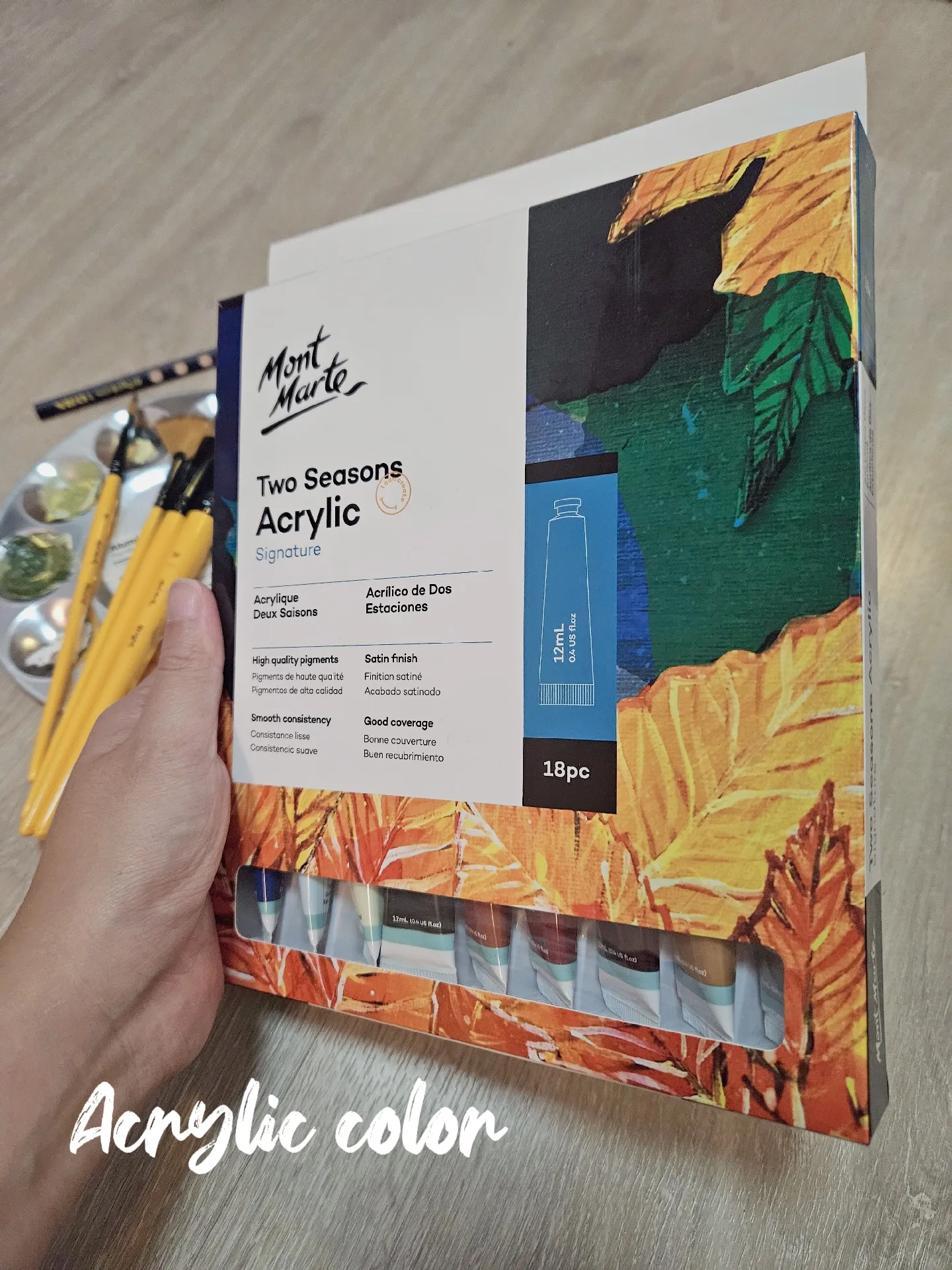 Landscape painting, buy equipment to continue hand training at home ...