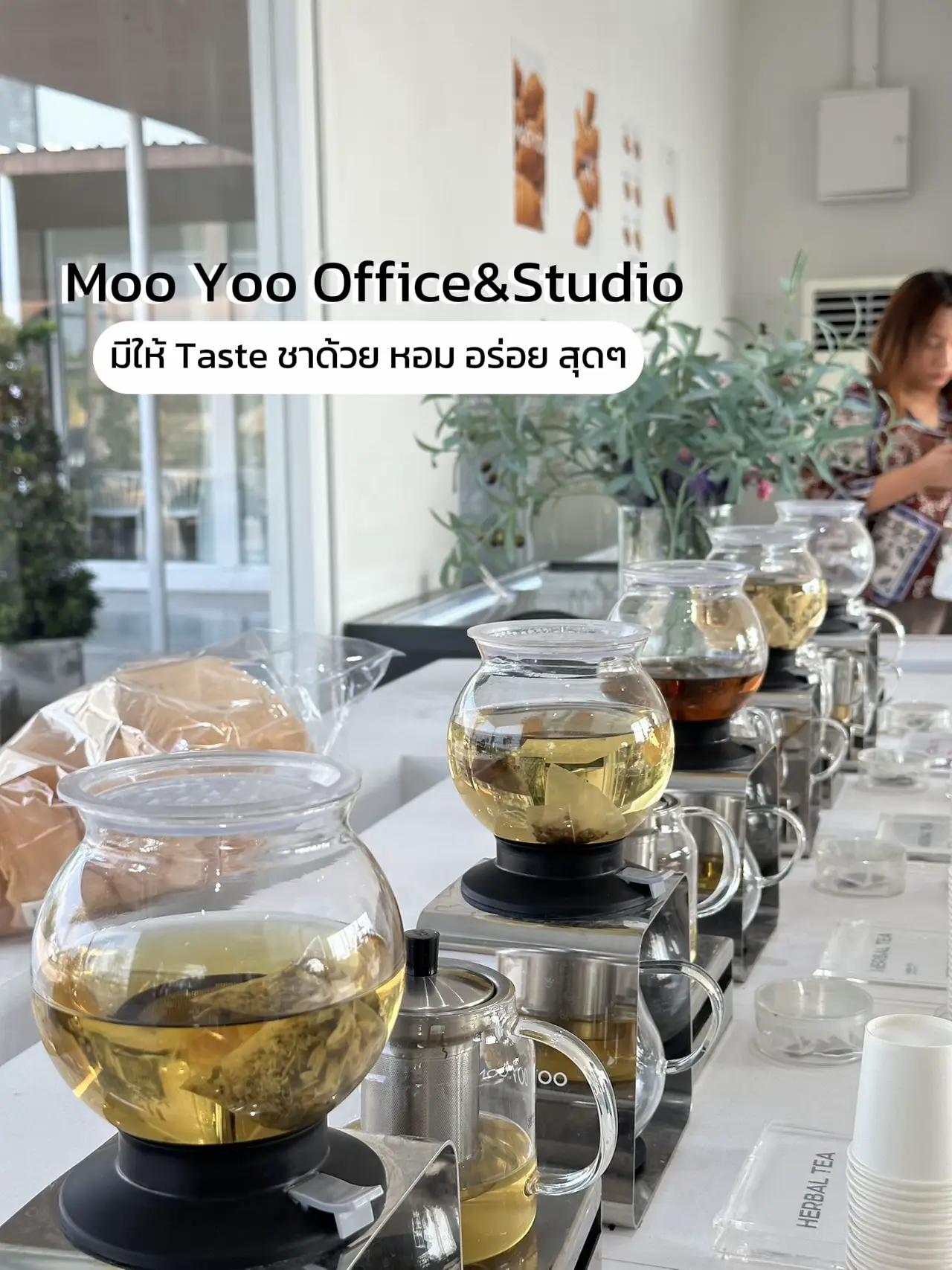 รีวิวคาเฟ่ดังนครปฐม Moo Yoo Rose House ขนมอร่อยถ่ายรูปสวย | แกลเลอรีที่ ...