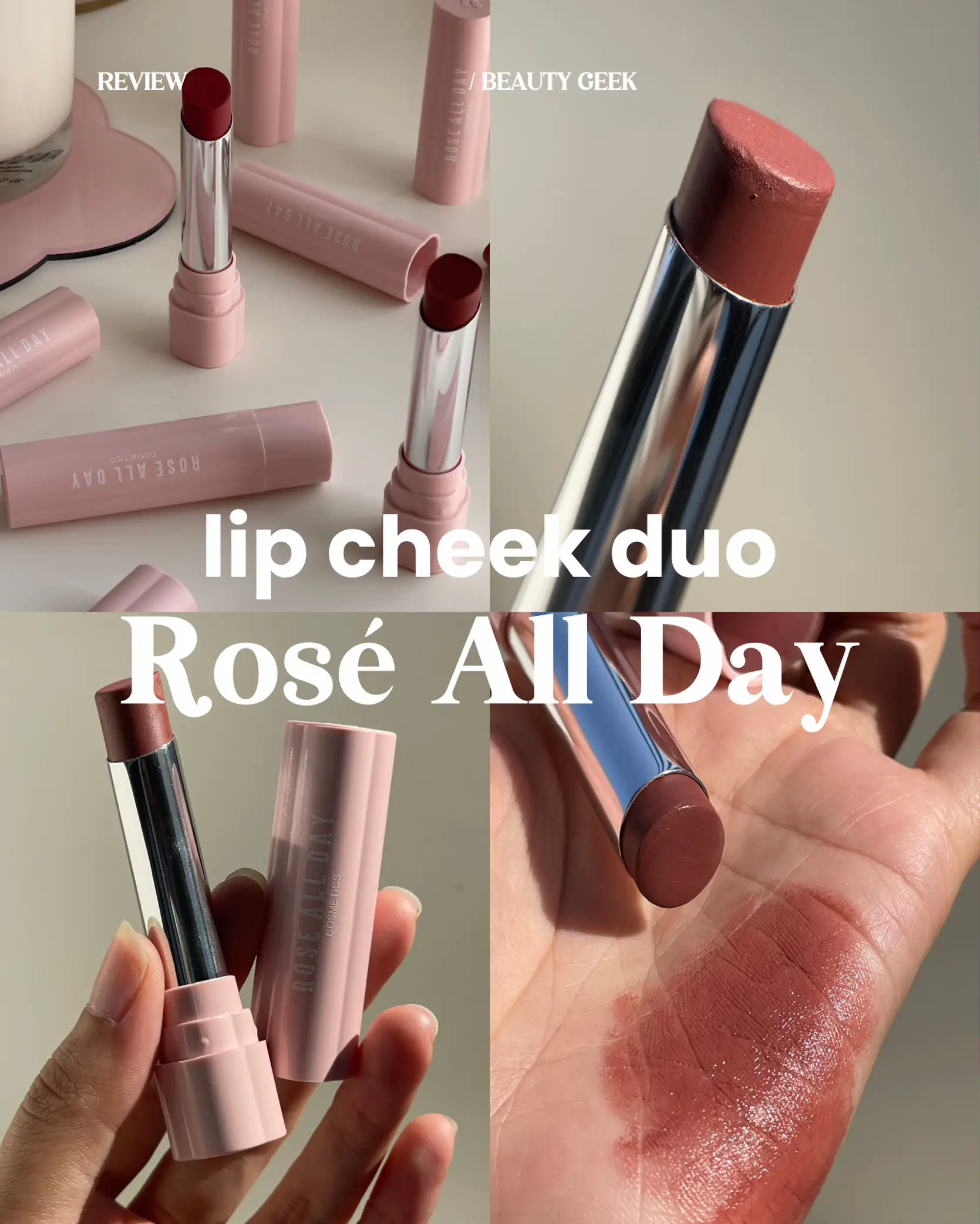 [SWATCH] Rose All Day lip & cheek duo | Galeri diposting oleh Laras ...