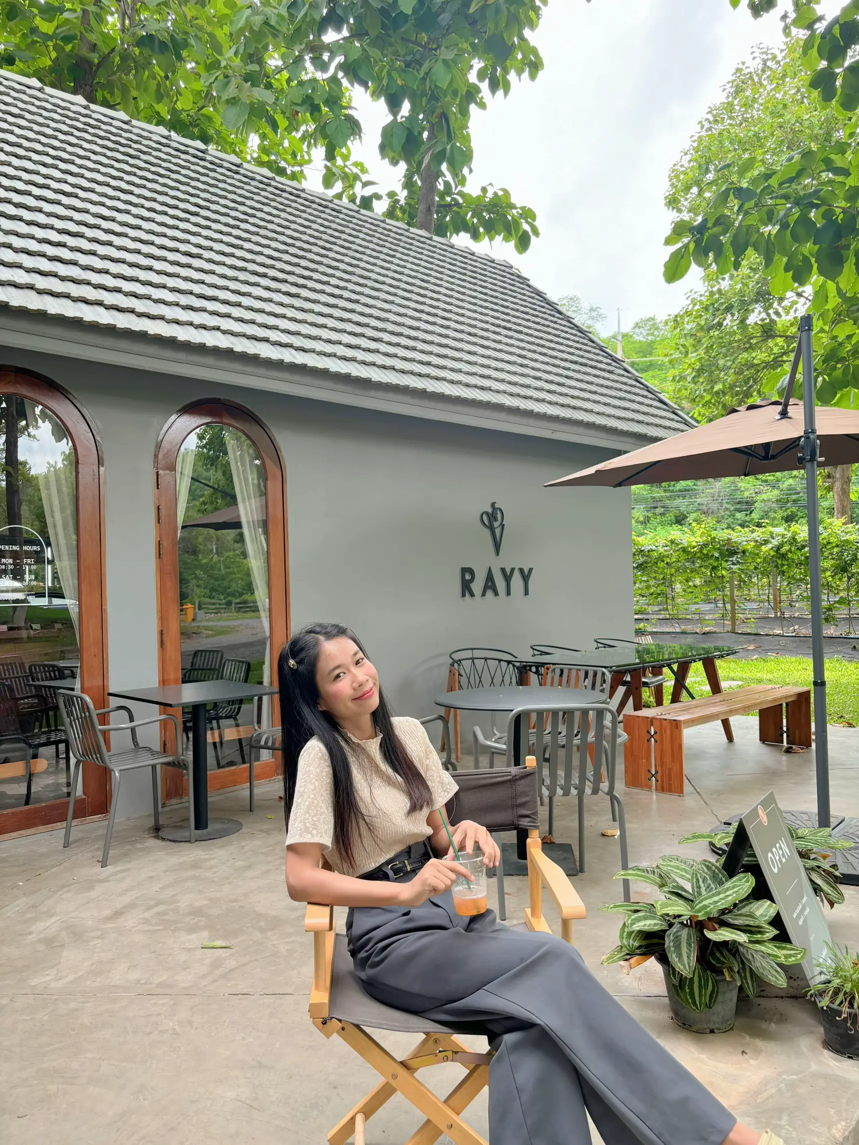 📍Rayy cafe 🍇🍷🛖🌳 | แกลเลอรีที่โพสต์โดย BeamBeam 🫶🏼💖 | Lemon8
