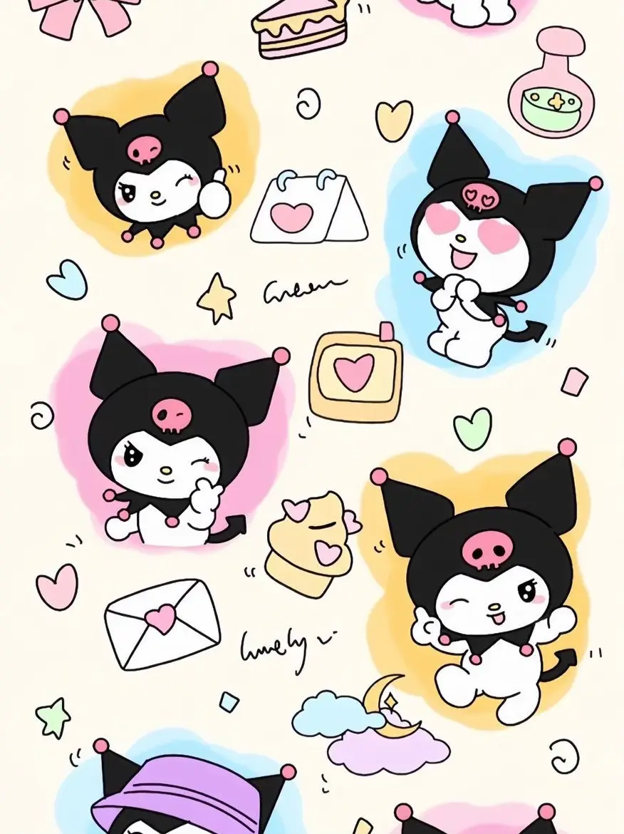 แจกวอลเปเปอร์ Kuromi - การค้นหาใน Lemon8